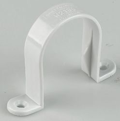 FloPlast White Push-fit Clip (Dia)40mm, Pack of 10 | DIY at B&Q
