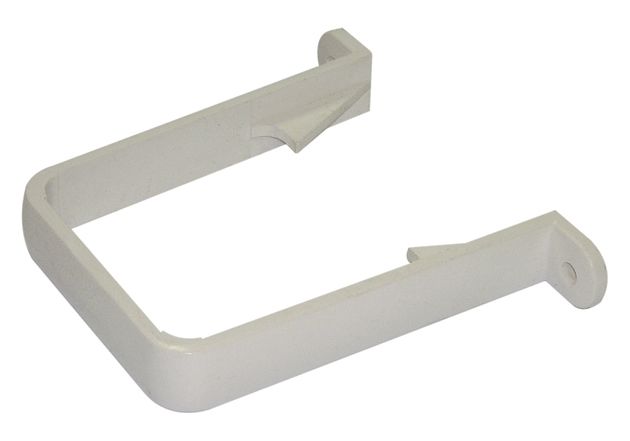 FloPlast White Square Gutter clip (L)115mm (Dia)65mm | DIY at B&Q