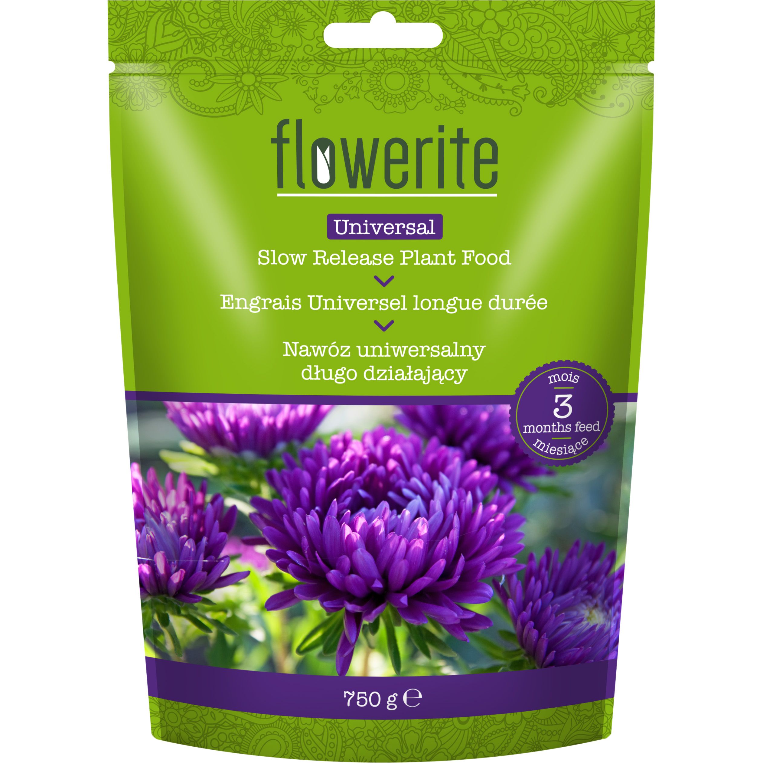 Flowerite 3 month slow release Universal plant food 0.75kg | DIY at B&Q