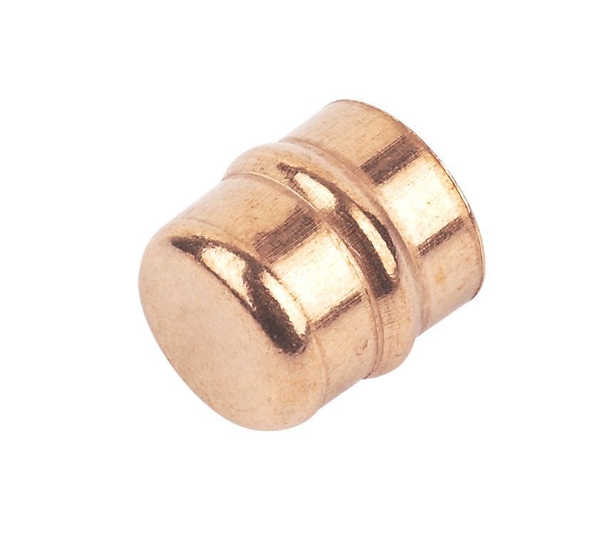 Flowflex Brass Stop end (Dia)10mm, Pack of 10