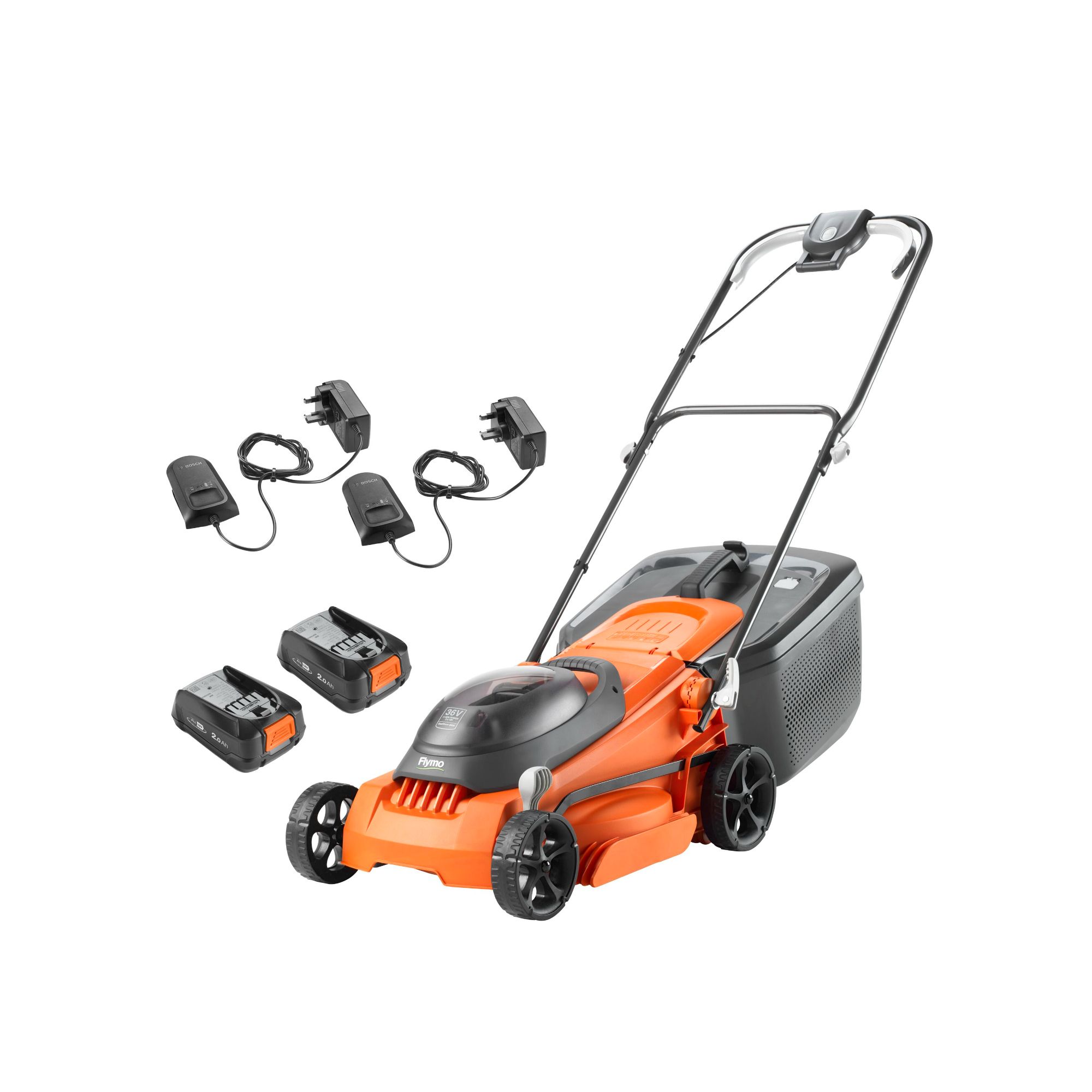 Flymo Battery Rotary Lawnmower 9705385-01 Cordless 36V Push Lawnmower