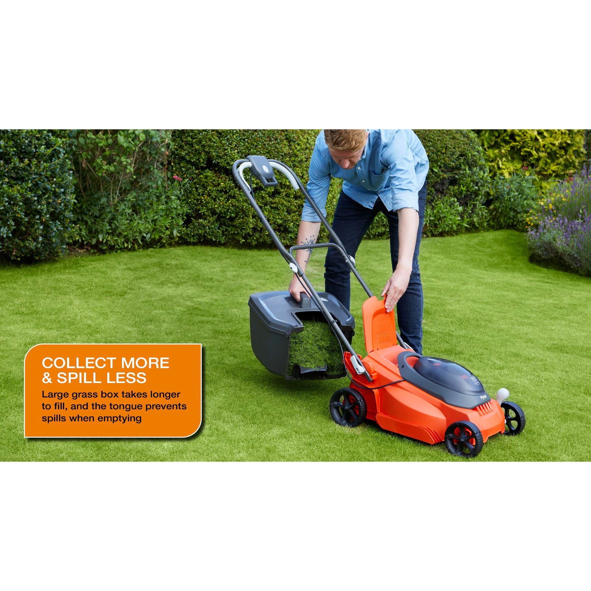 Flymo Battery Rotary Lawnmower 9705385-01 Cordless 36V Push Lawnmower