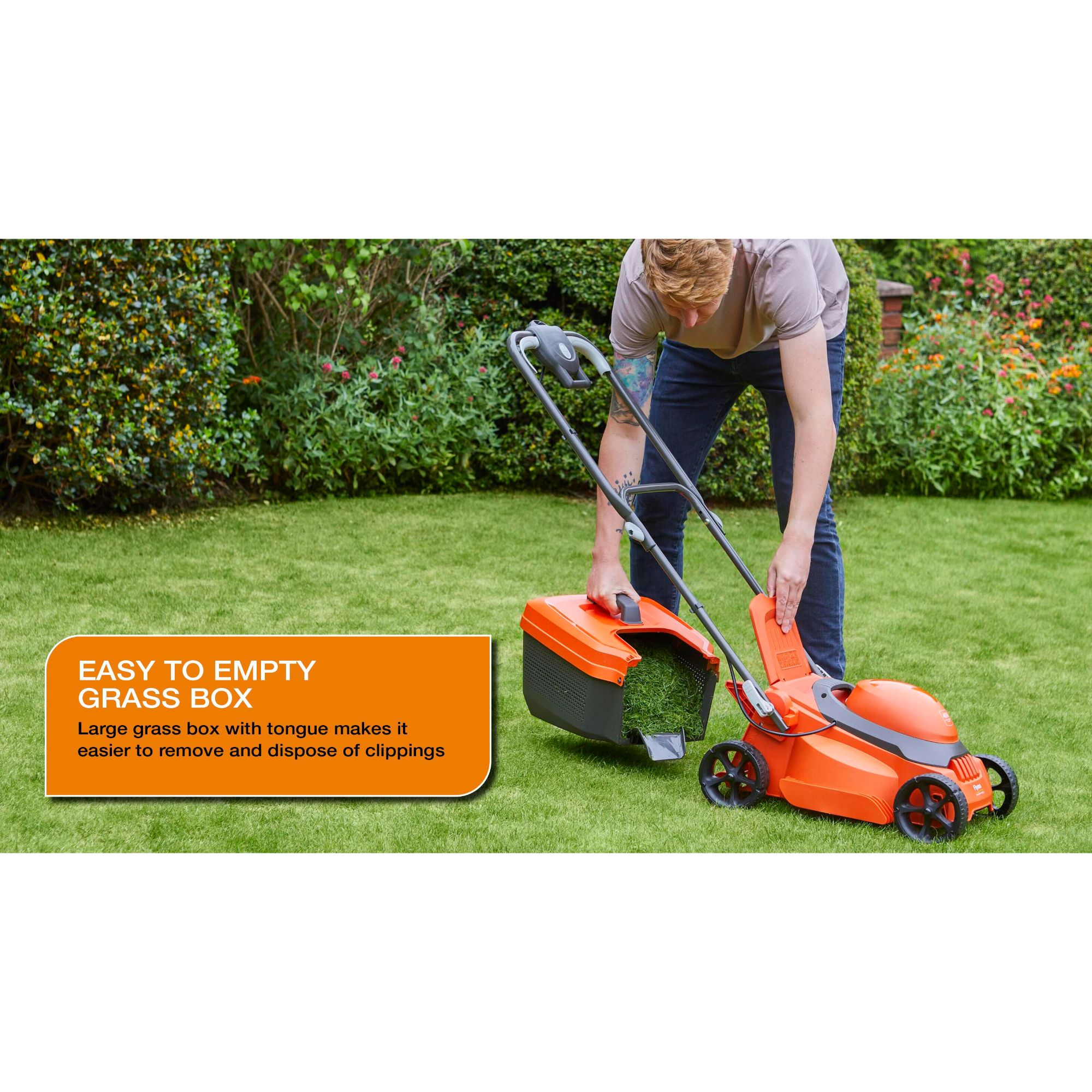 Flymo Battery Rotary Lawnmower 9705395-01 Cordless 40V Push Lawnmower