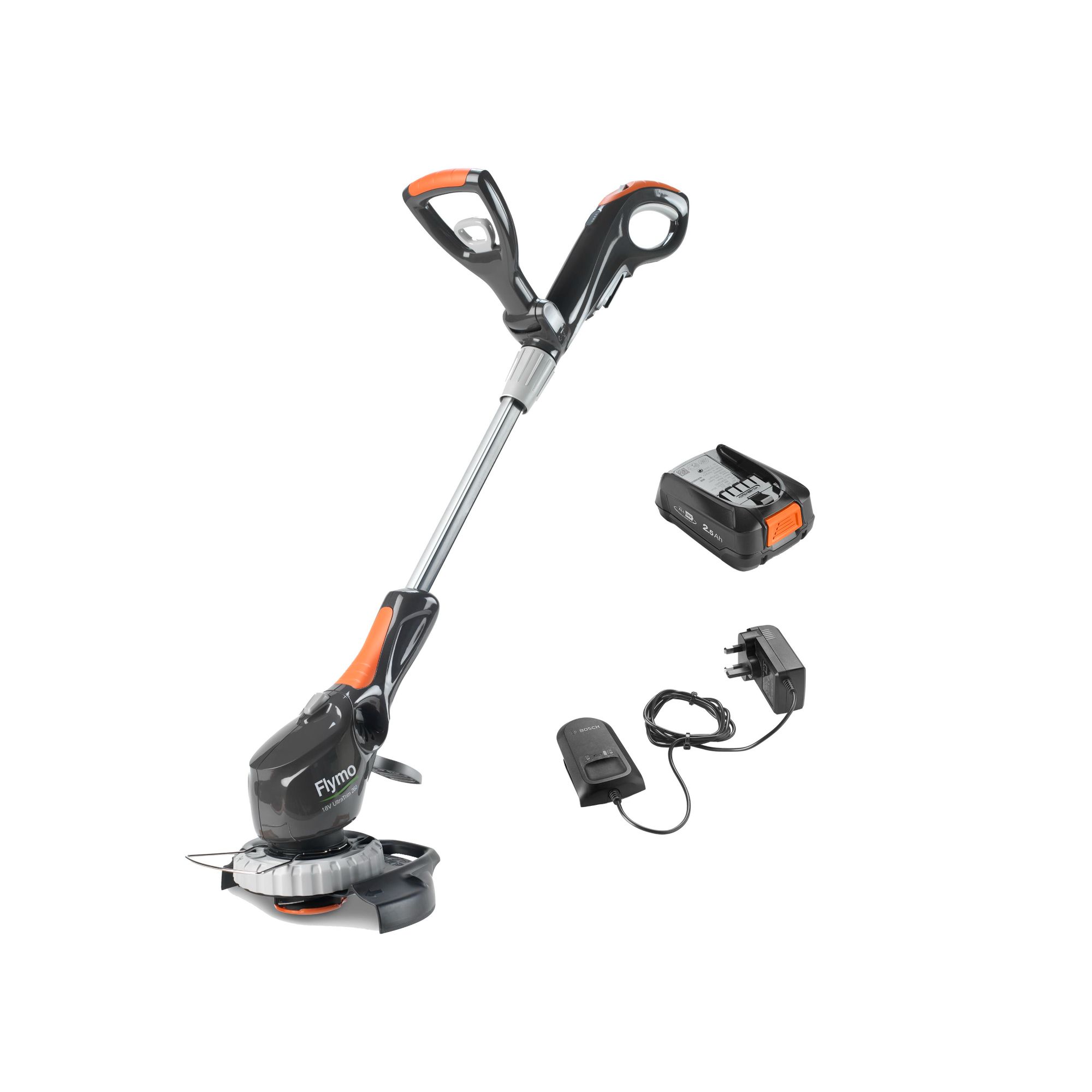 Flymo Grass Trimmer 18V 260mm Cordless Grass trimmer (1 x 2.5Ah ...