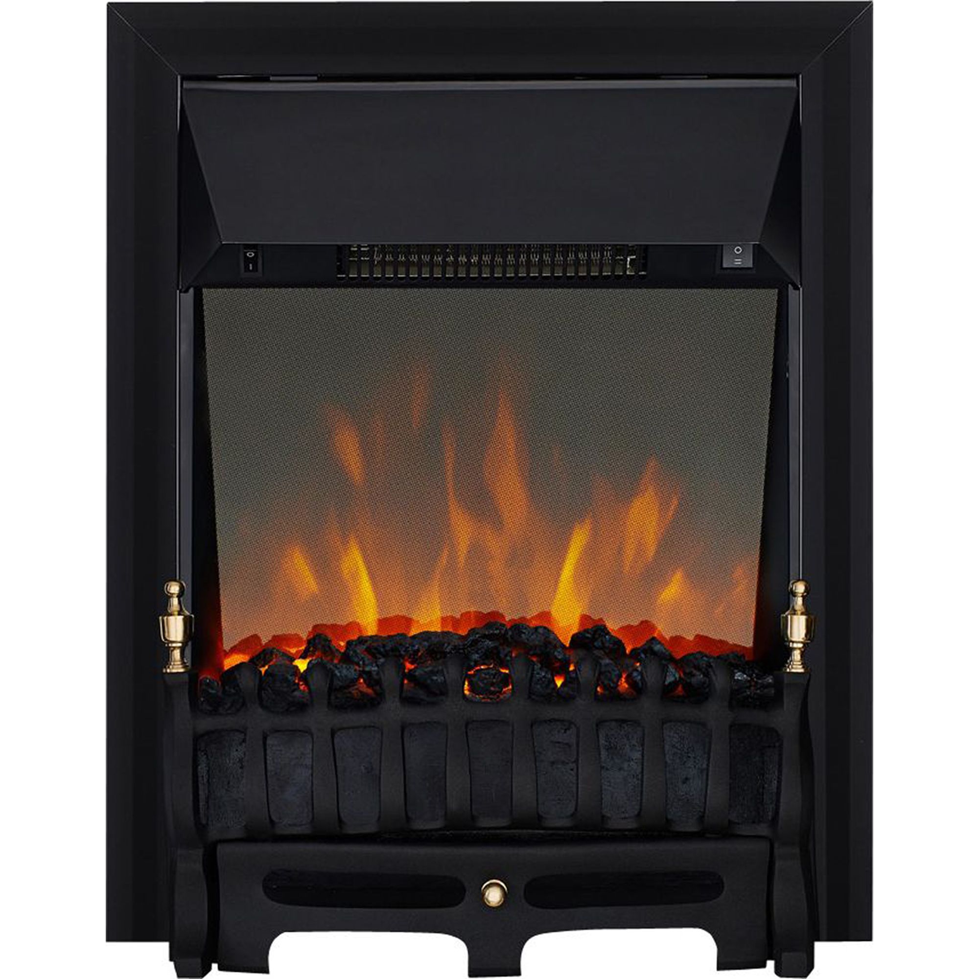 Focal Point Blenheim 2kW Inset Electric Fire with reflective glass ...