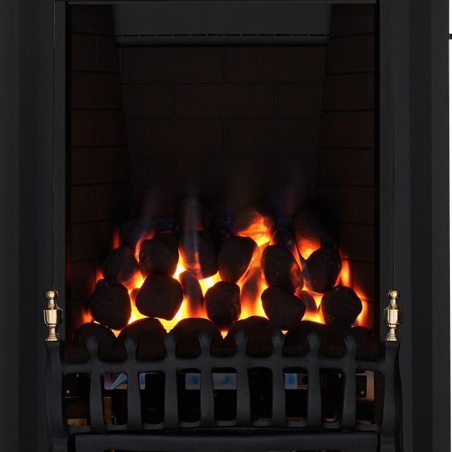 Focal Point Blenheim full depth Black Slide control 3.75kW Gas Fire