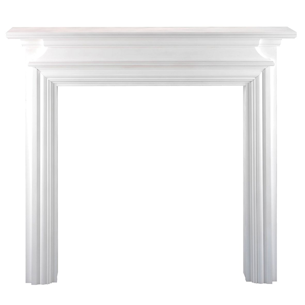 Focal Point Charlottesville White Fire surround | DIY at B&Q