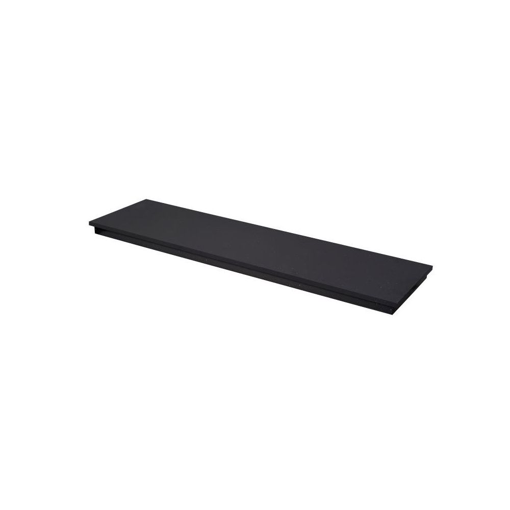 Focal Point Contemporary Granite effect Back panel & hearth (W)1250mm ...