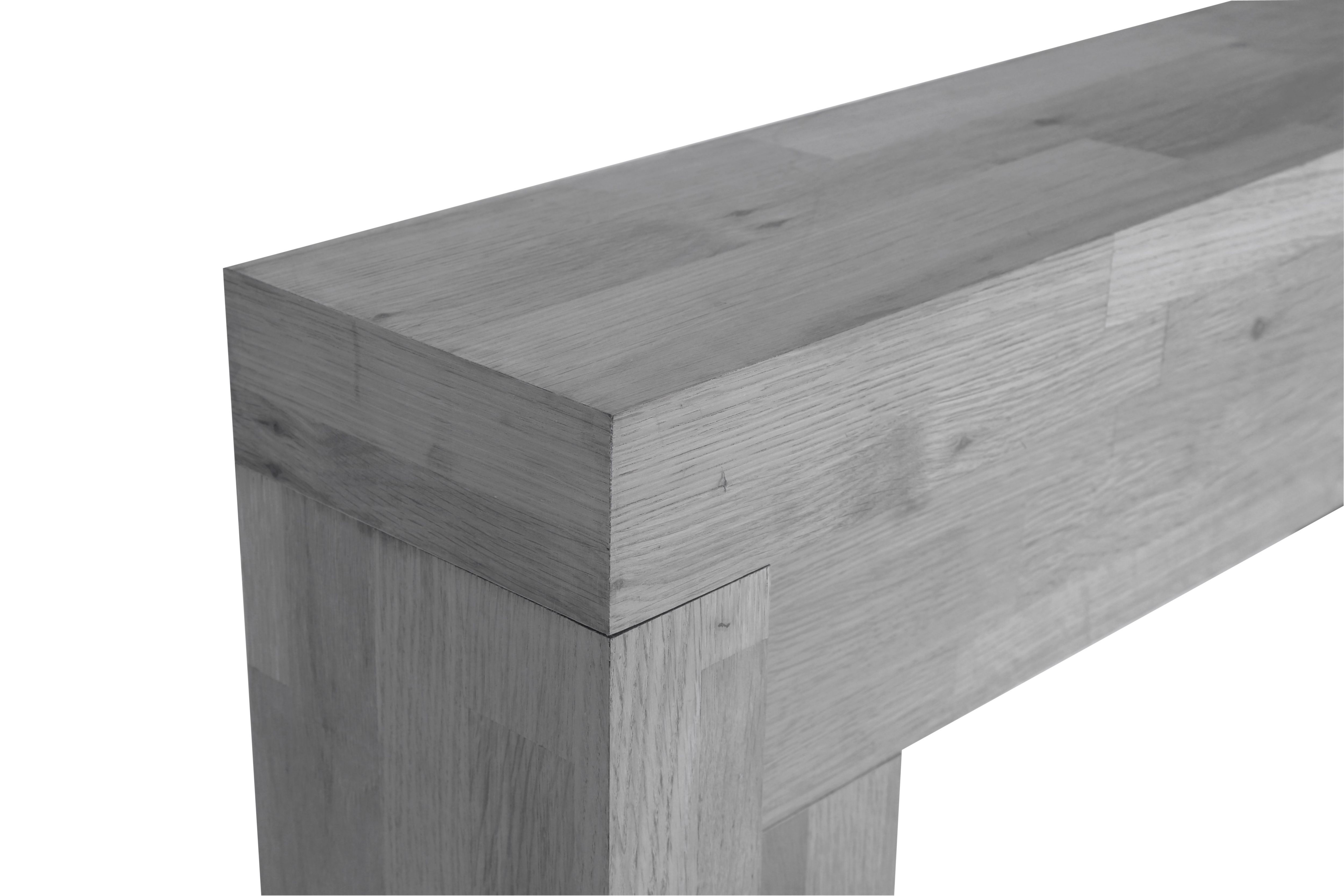 Focal Point Firbeck Grey oak effect Oak Medium-density fibreboard (MDF ...