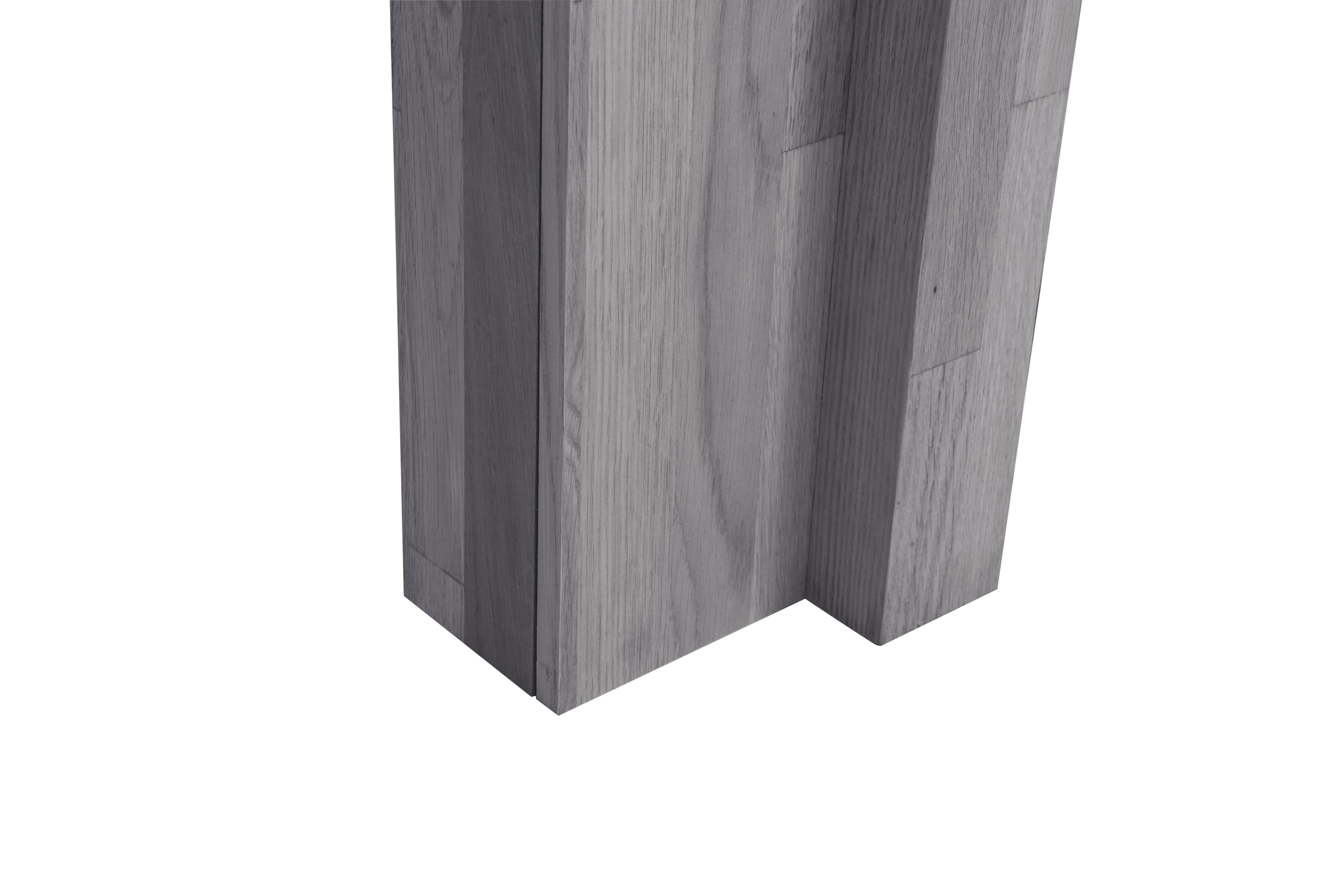 Focal Point Firbeck Grey oak effect Oak Medium-density fibreboard (MDF ...
