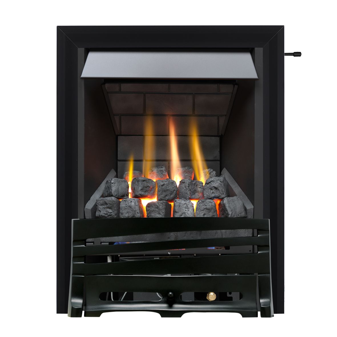 Focal Point Horizon multi flue Black Slide control Gas Fire | DIY at B&Q