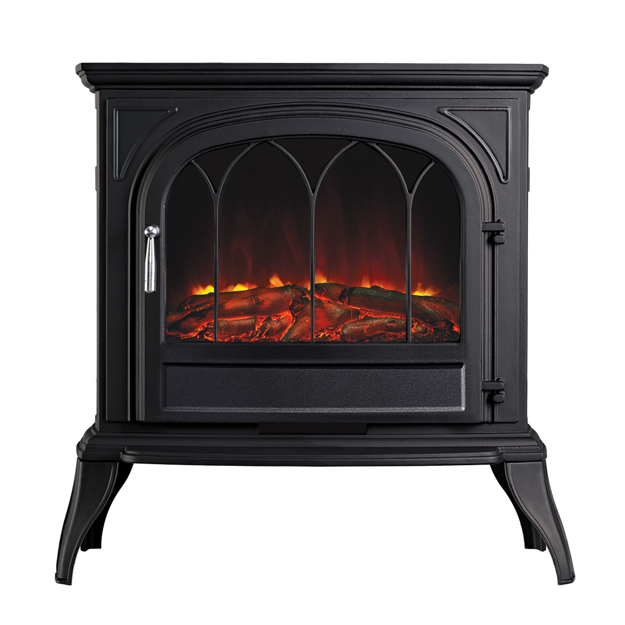 Focal Point Leirvik Black Electric Stove | DIY at B&Q