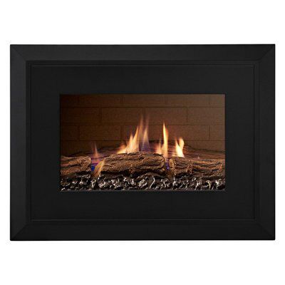 Focal Point Loire Black Slide control Gas Fire | DIY at B&Q