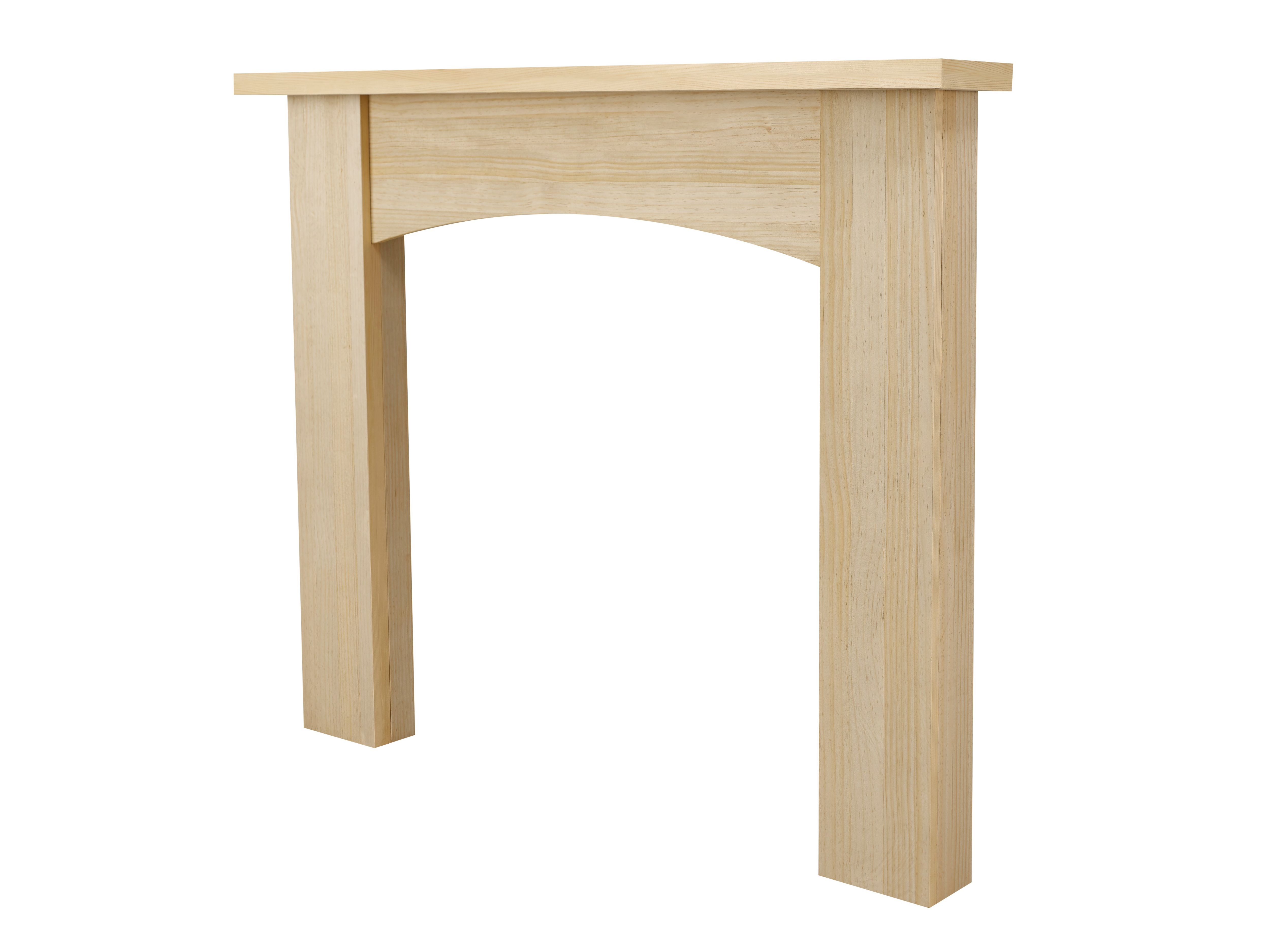 Focal Point Nebraska Pine effect Medium-density fibreboard (MDF) Fire ...