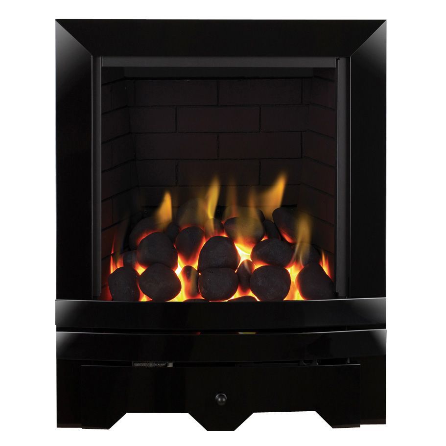 Focal Point Noir full depth Black Gas fire | DIY at B&Q