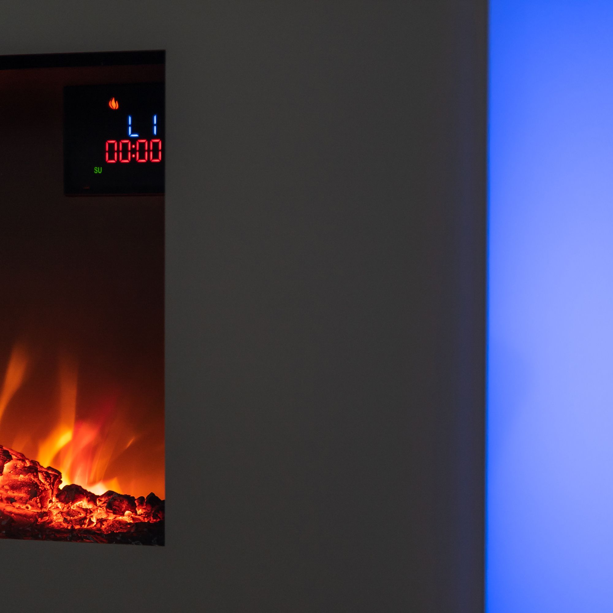 Focal Point Pasadena 1.5kW Grey Electric Fire