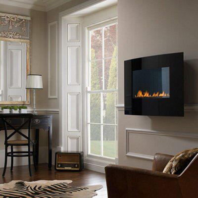 Focal Point Radium flue less Black Manual control Gas Fire