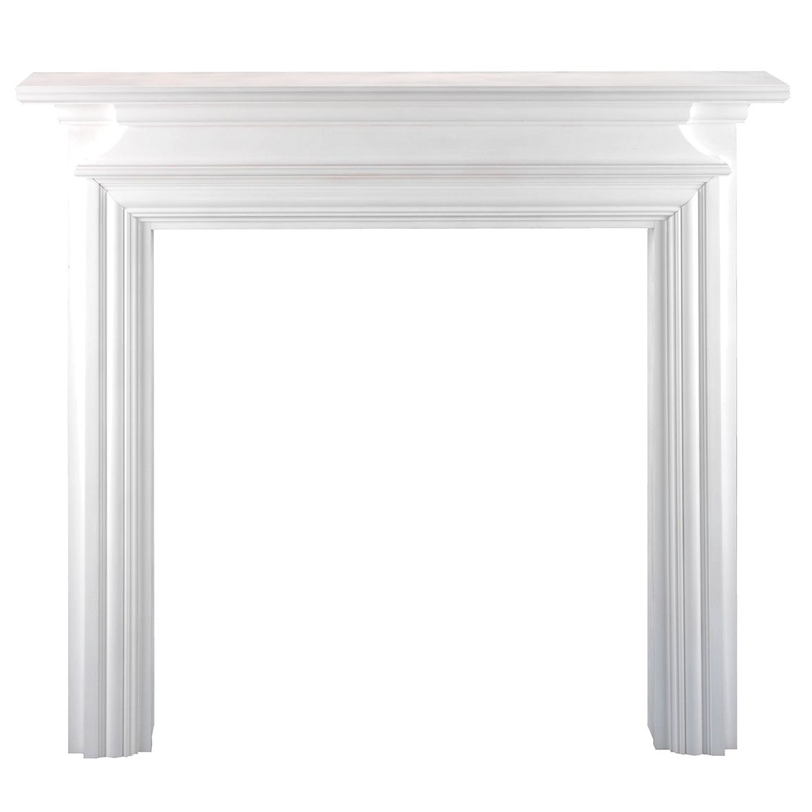 Buy Focal Point Regent White Fire surround | DIY at B&Q