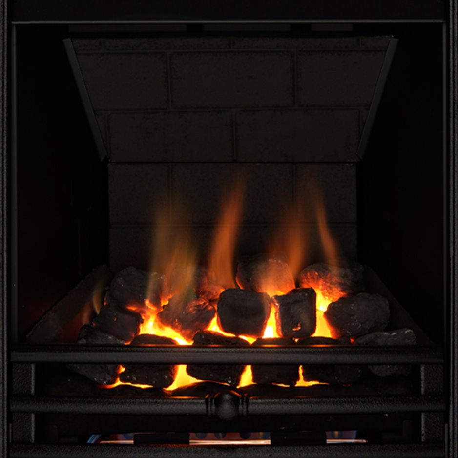 Focal Point Soho multi flue Black Slide control Gas Fire | DIY at B&Q