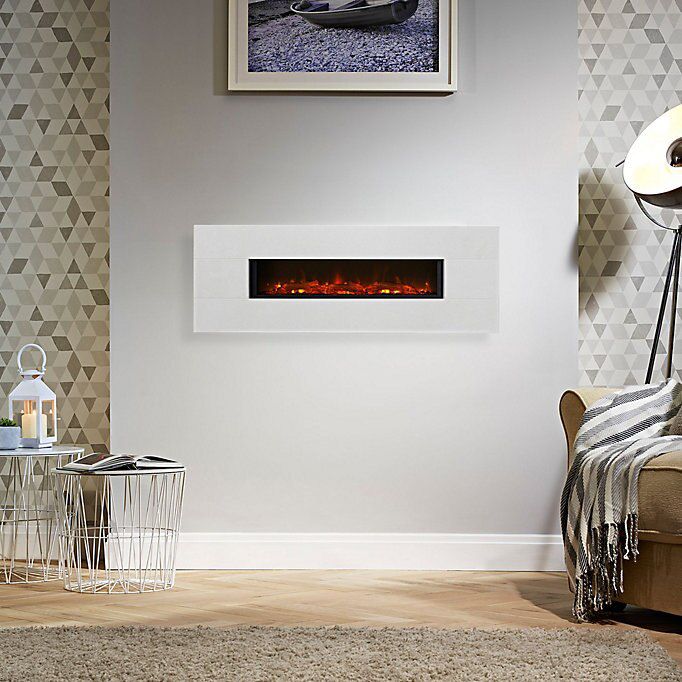 Focal Point Vesuvius 1.5kW Stone effect Wall-mounted Electric Fire
