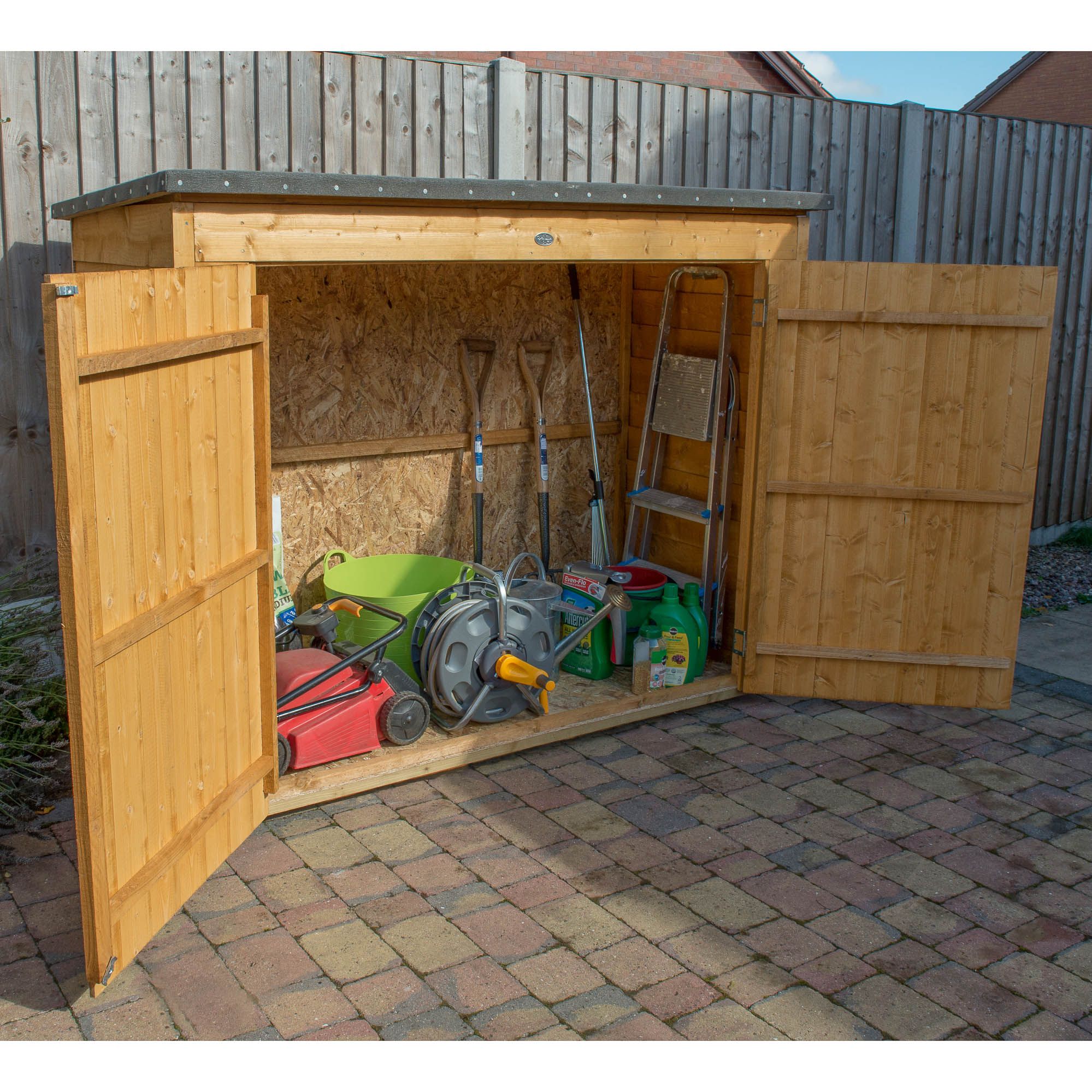 Forest Garden 2000L Tongue & groove Apex Garden storage 1830mm 1950mm