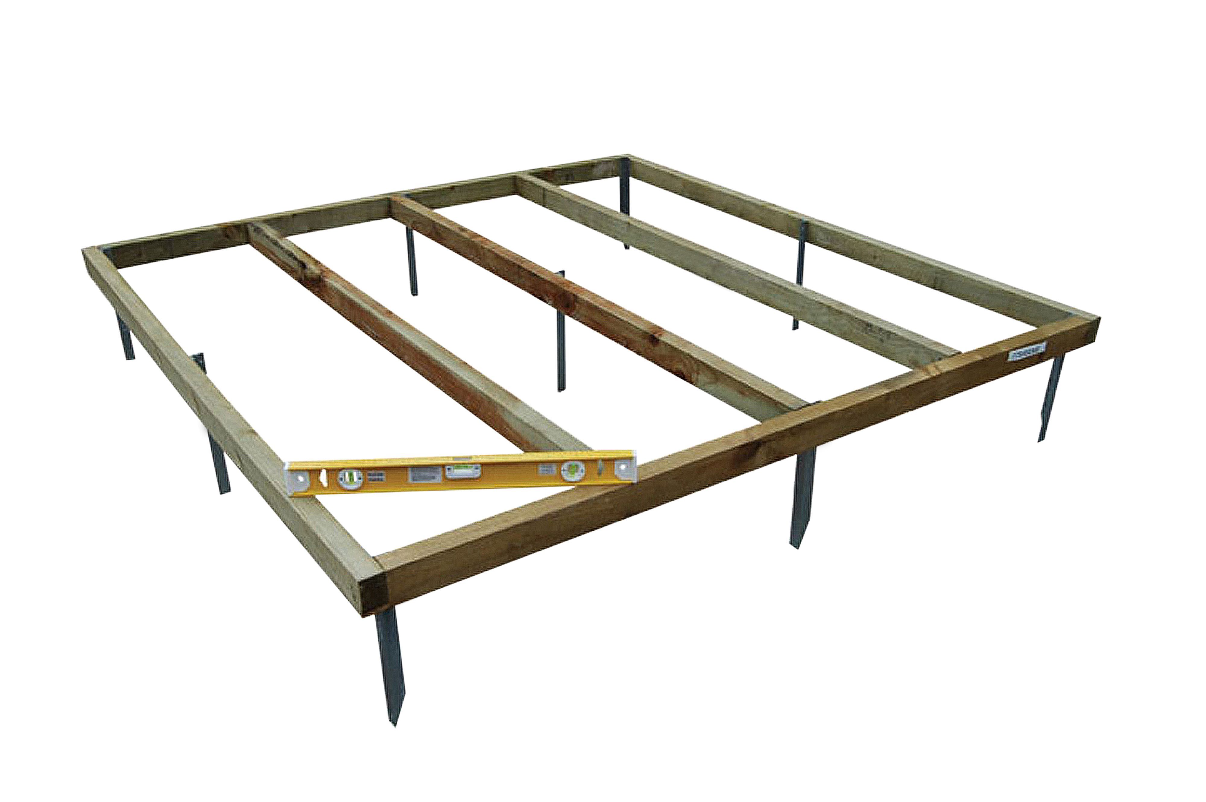 Forest Garden 6x4 Timber Shed base (L) 176cm x (W) 116.4cm | DIY at B&Q