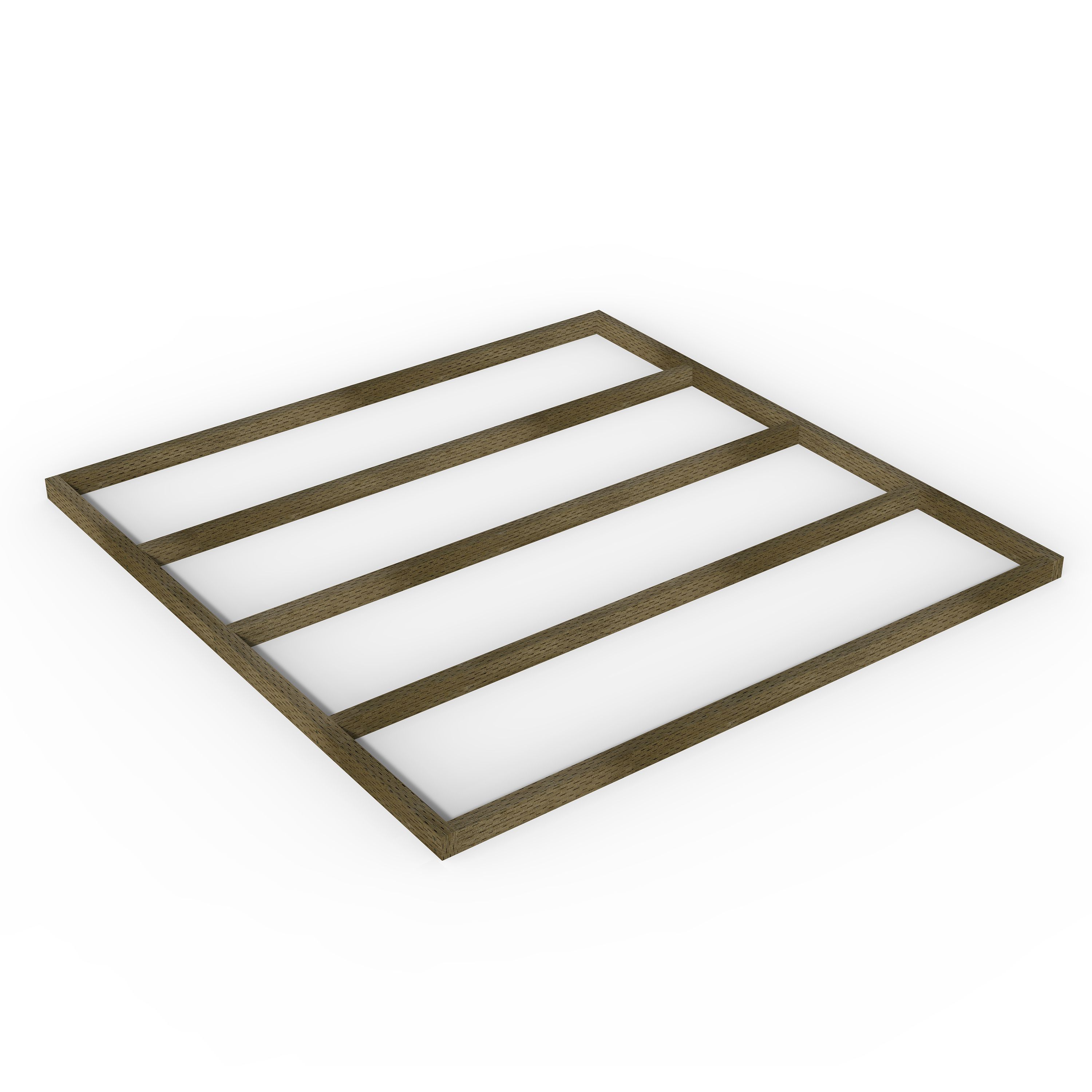Forest Garden 8x8 Timber Shed base (L) 236cm x (W) 241.6cm - Assembly ...