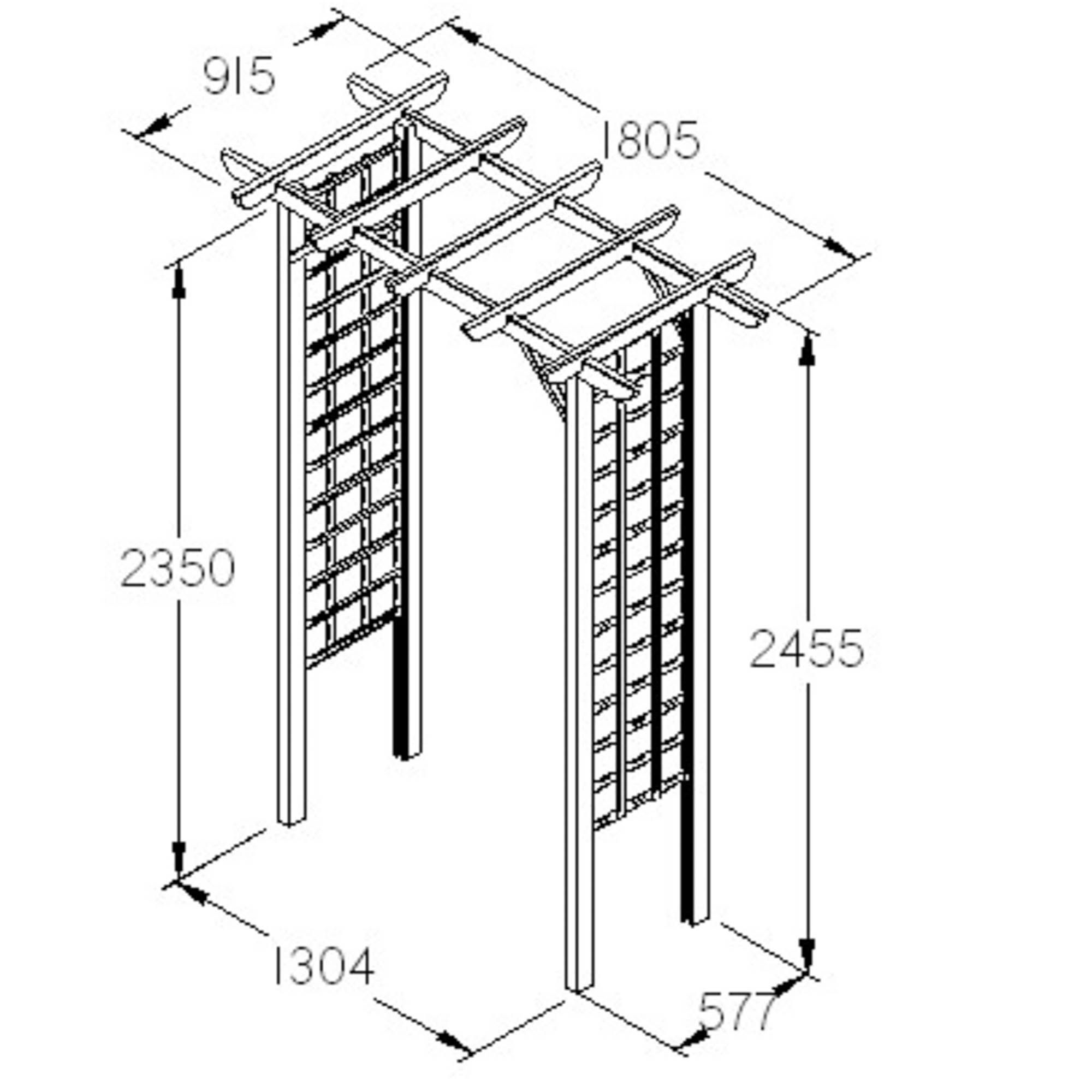 Forest Garden Classic Wood Arch