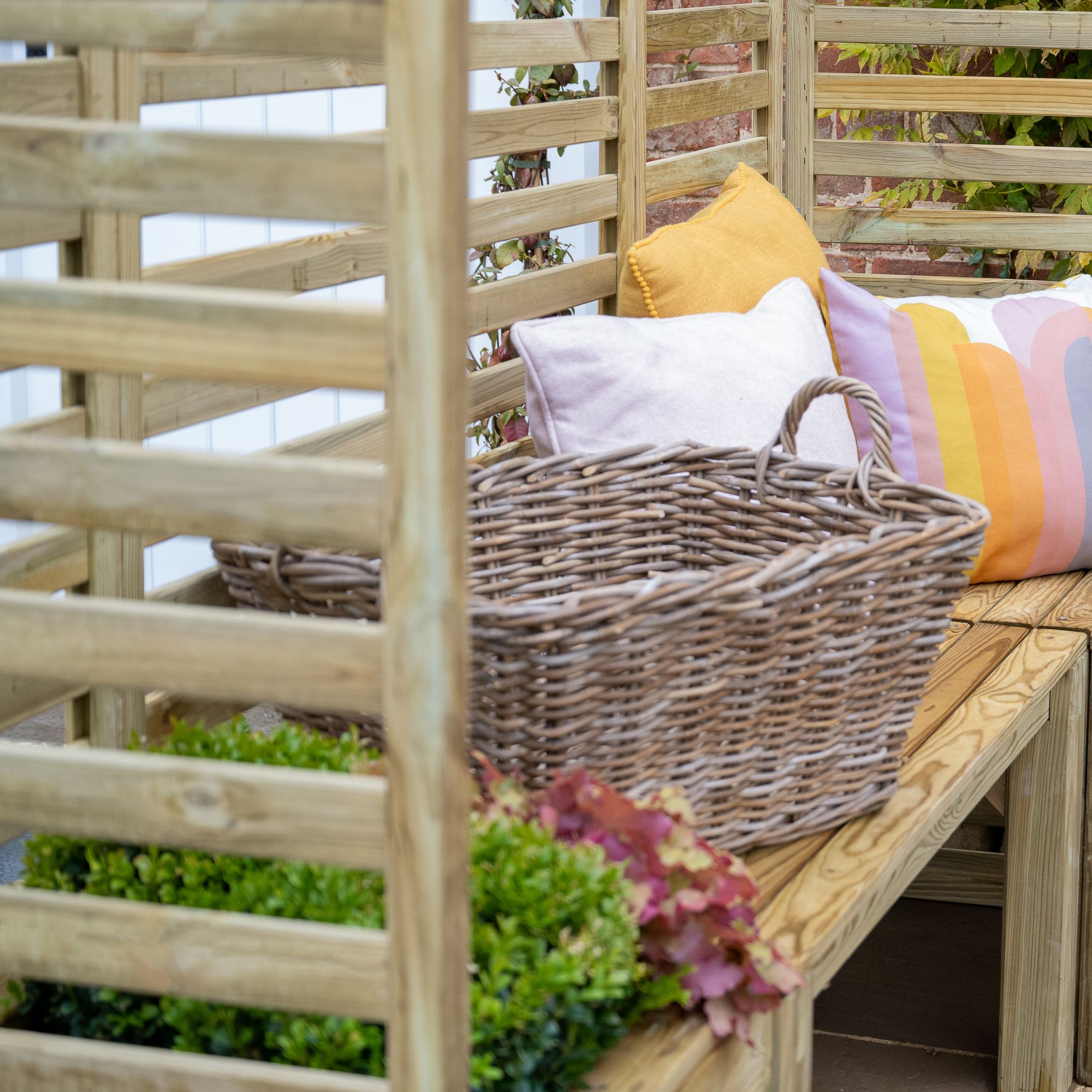 Forest Garden Option 5 Natural 12 Seater Modular Seating