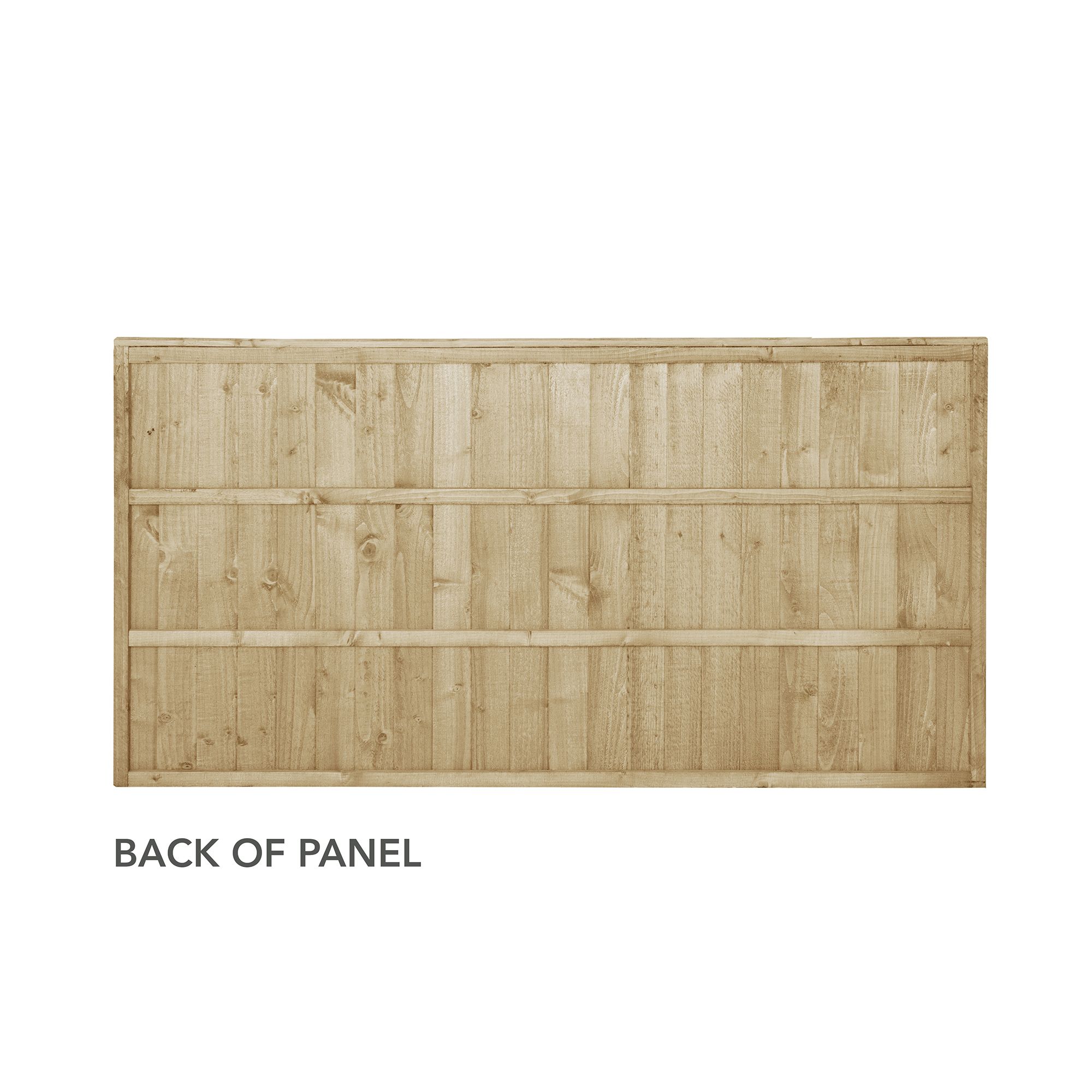 Forest Garden Traditional Closeboard Pressure treated 6ft Timber Fence ...