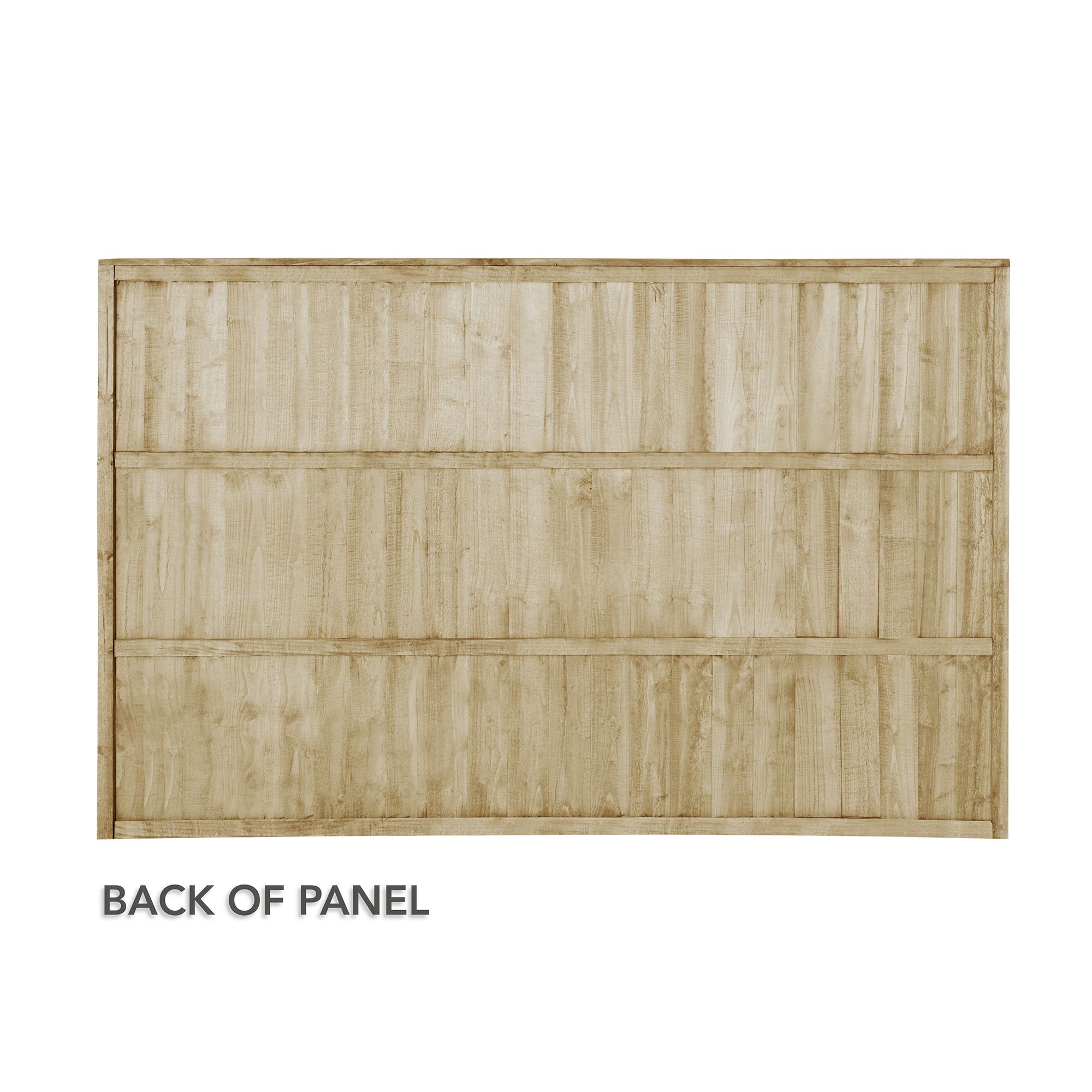 Forest Garden Traditional Closeboard Pressure treated 6ft Timber Fence ...