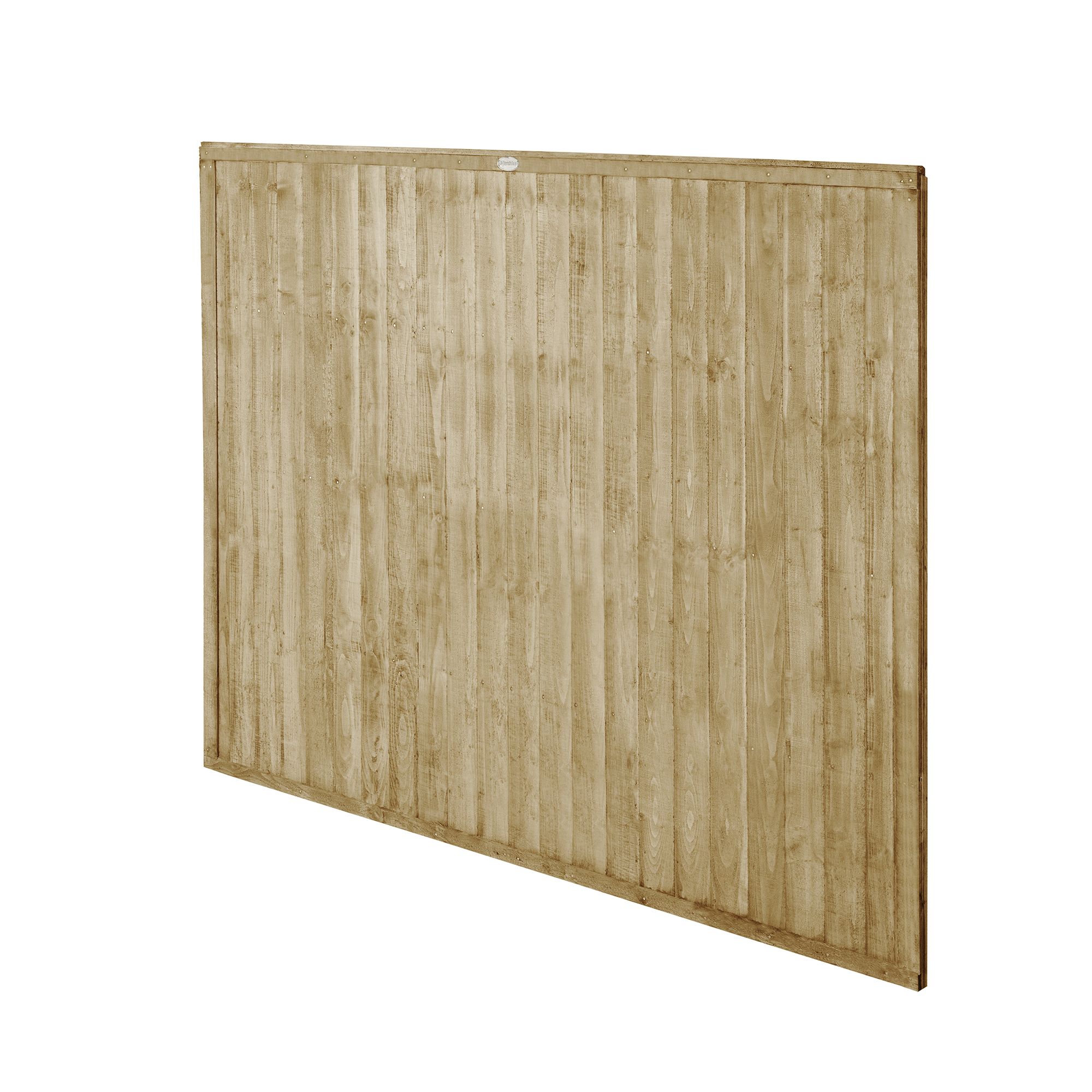 Forest Garden Traditional Closeboard Pressure treated 6ft Timber Fence ...