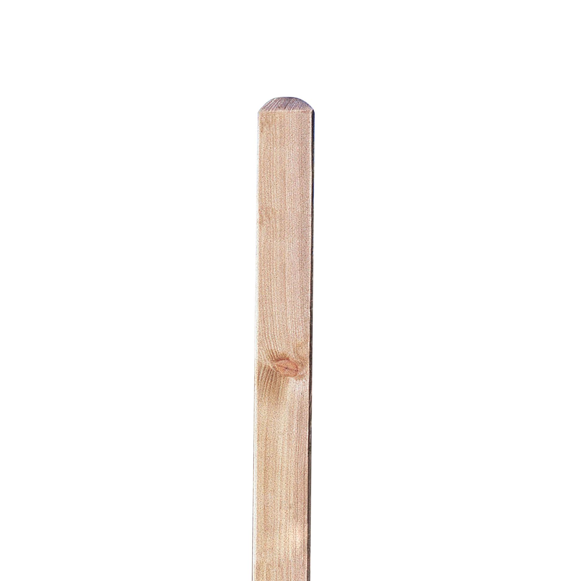 Forest Garden Ultima Unslotted Square Wooden Fence post (H)1.5m (W)70mm ...