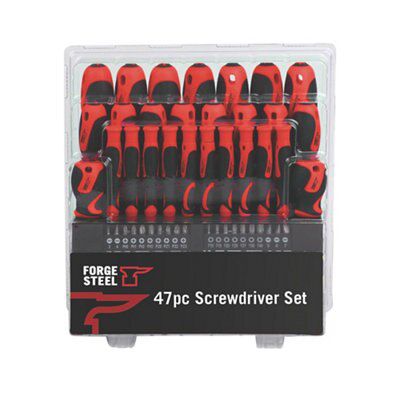 Forge Steel 47 piece Mixed Screwdriver set