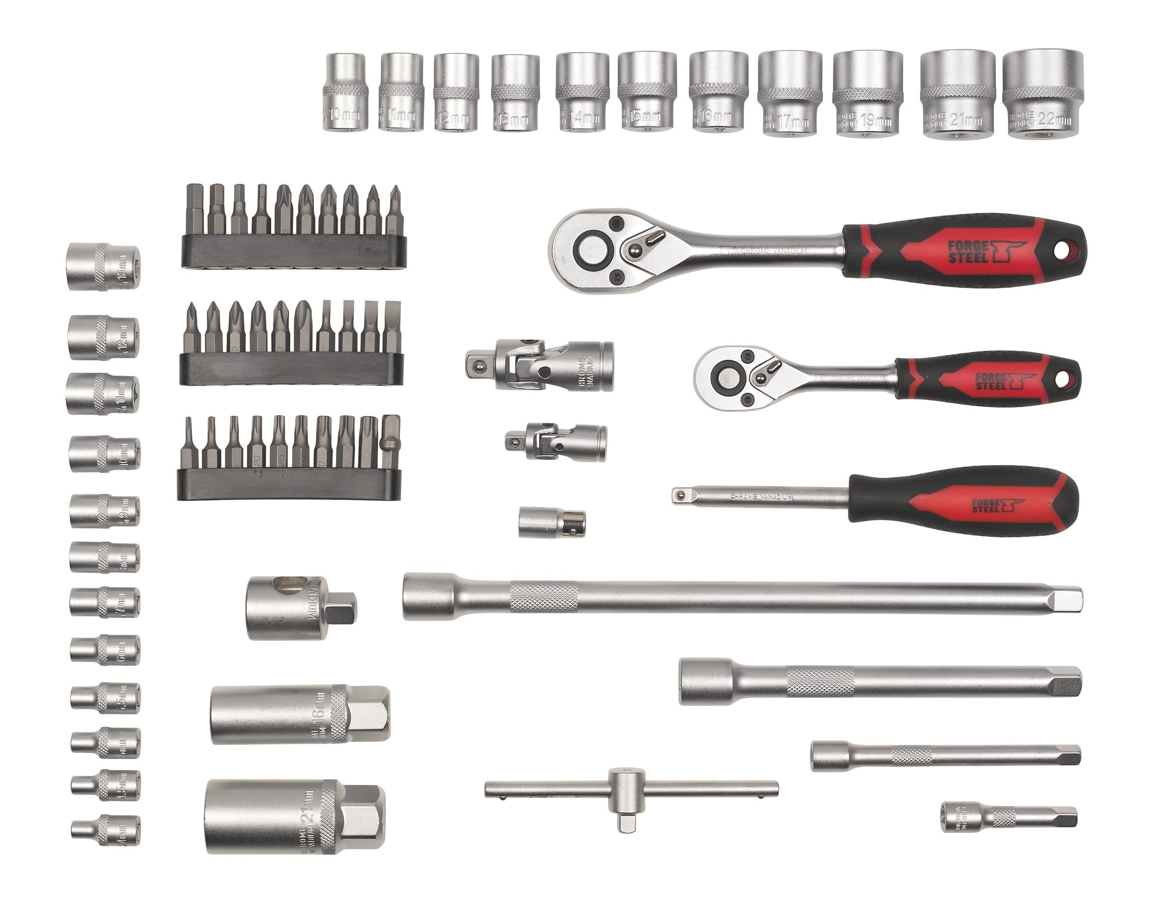 Forge Steel 67 piece Socketry set