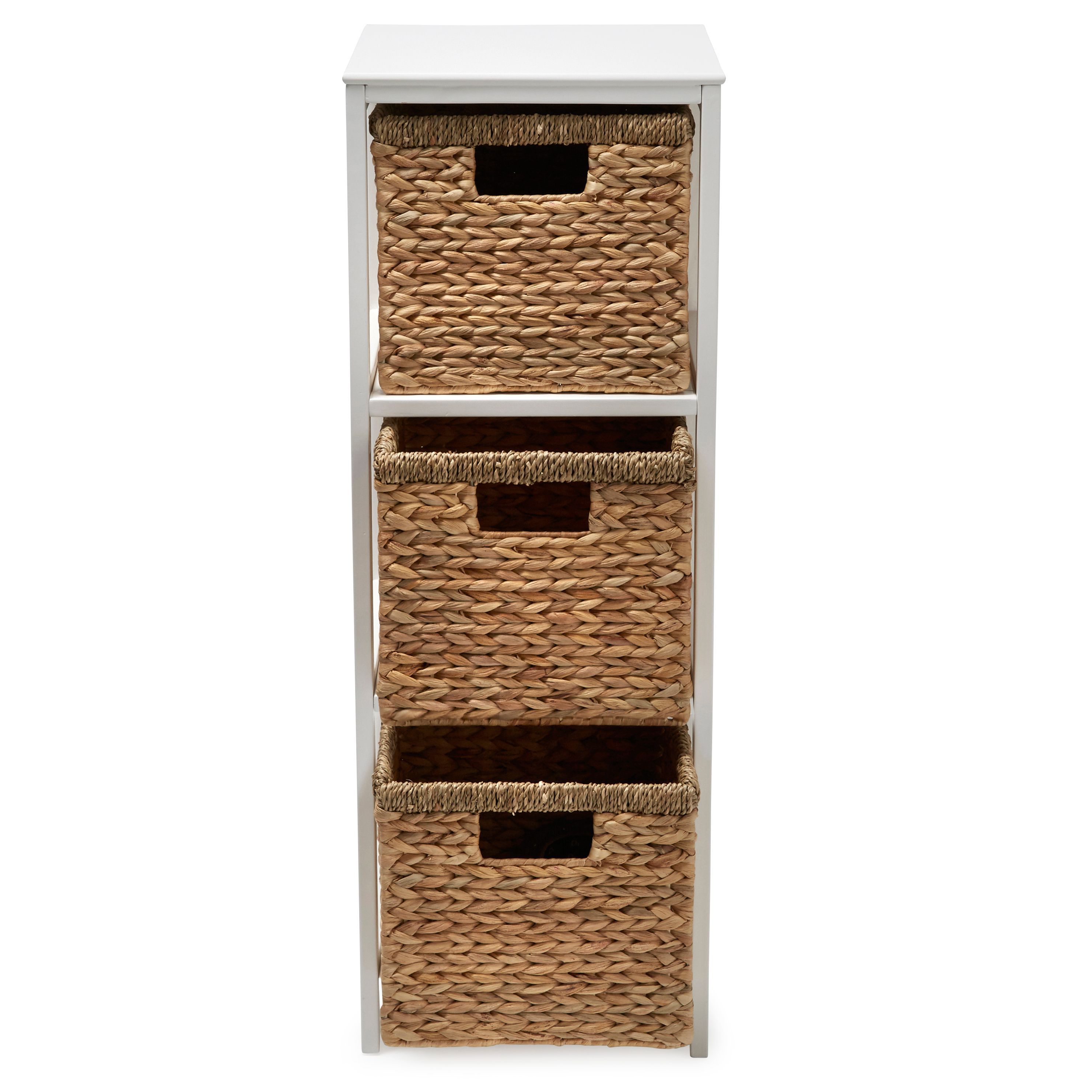 Form Baya Brown & white Wooden Tower unit