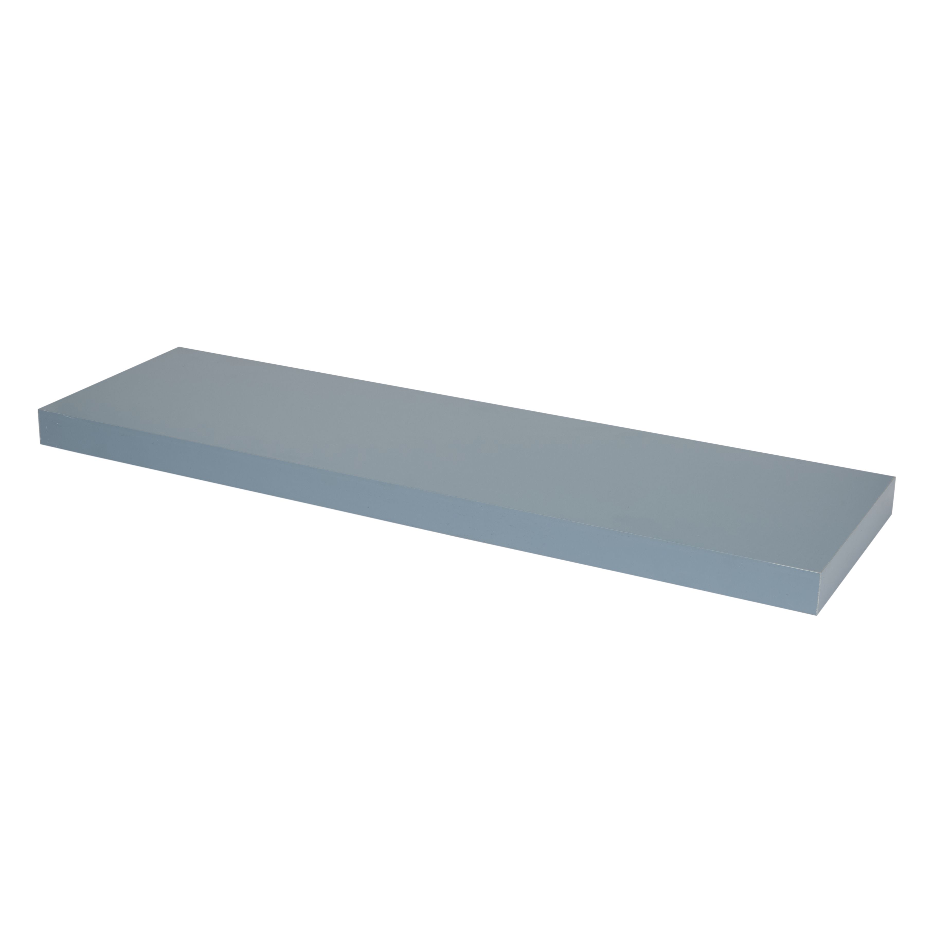 Form Cusko Blue Floating shelf (L)800mm (D)235mm | DIY at B&Q