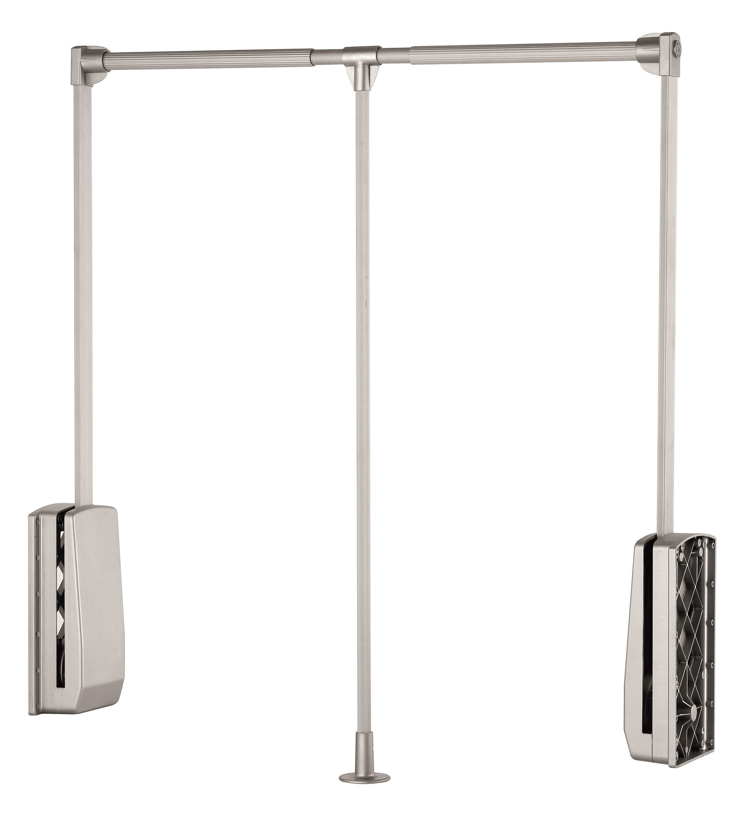 Form Darwin Silver effect Pull down clothes rail (L)140mm (H)1000mm