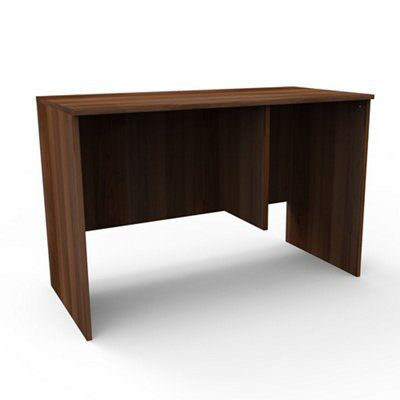 Form Darwin Walnut effect Desk (H)782mm (W)1200mm (D)566mm | DIY at B&Q