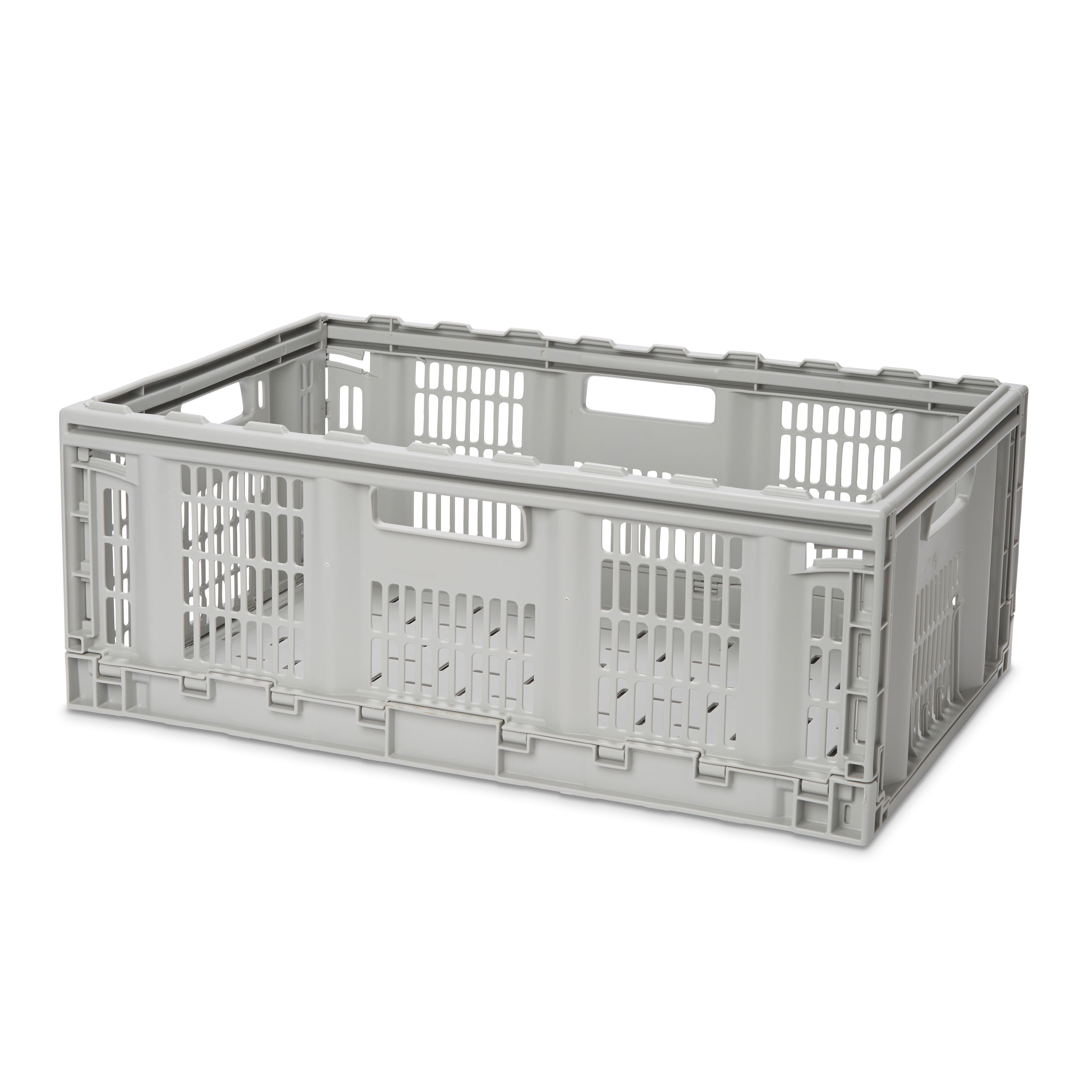 Form Grey Heavy duty Foldable 46L Euro box