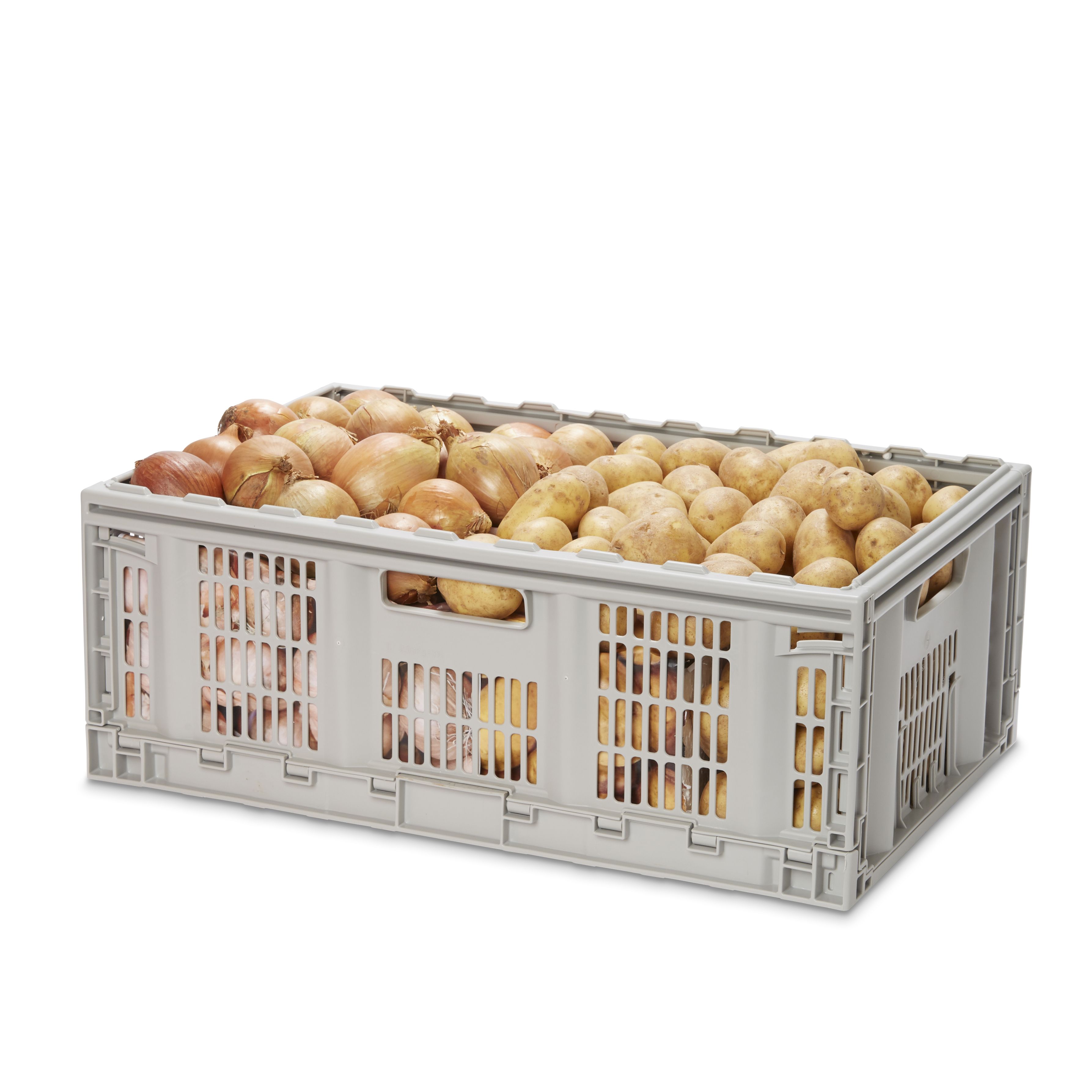 Form Grey Heavy duty Foldable 46L Euro box