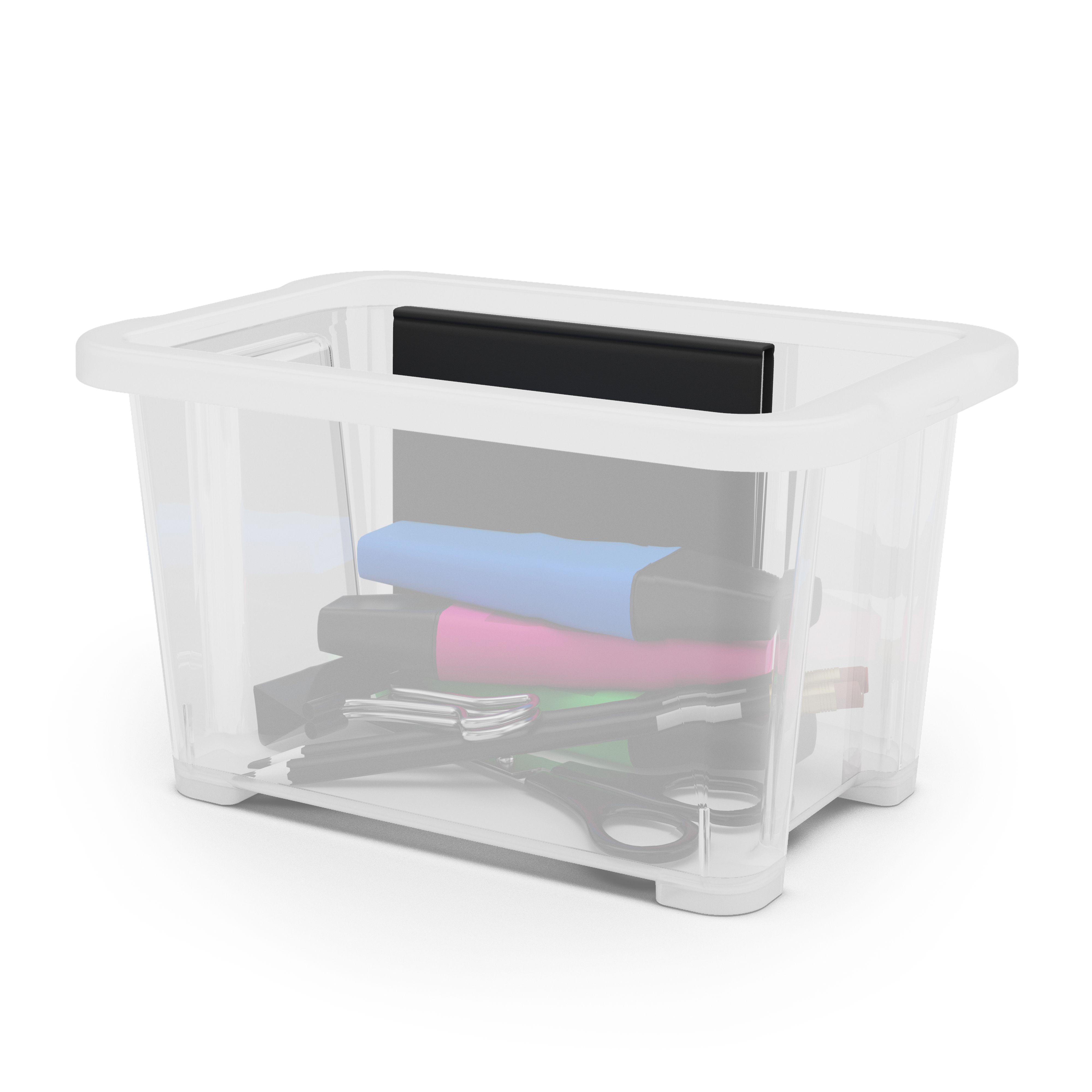 Form Kaze Clear 1L XXXS Plastic Stackable Storage box