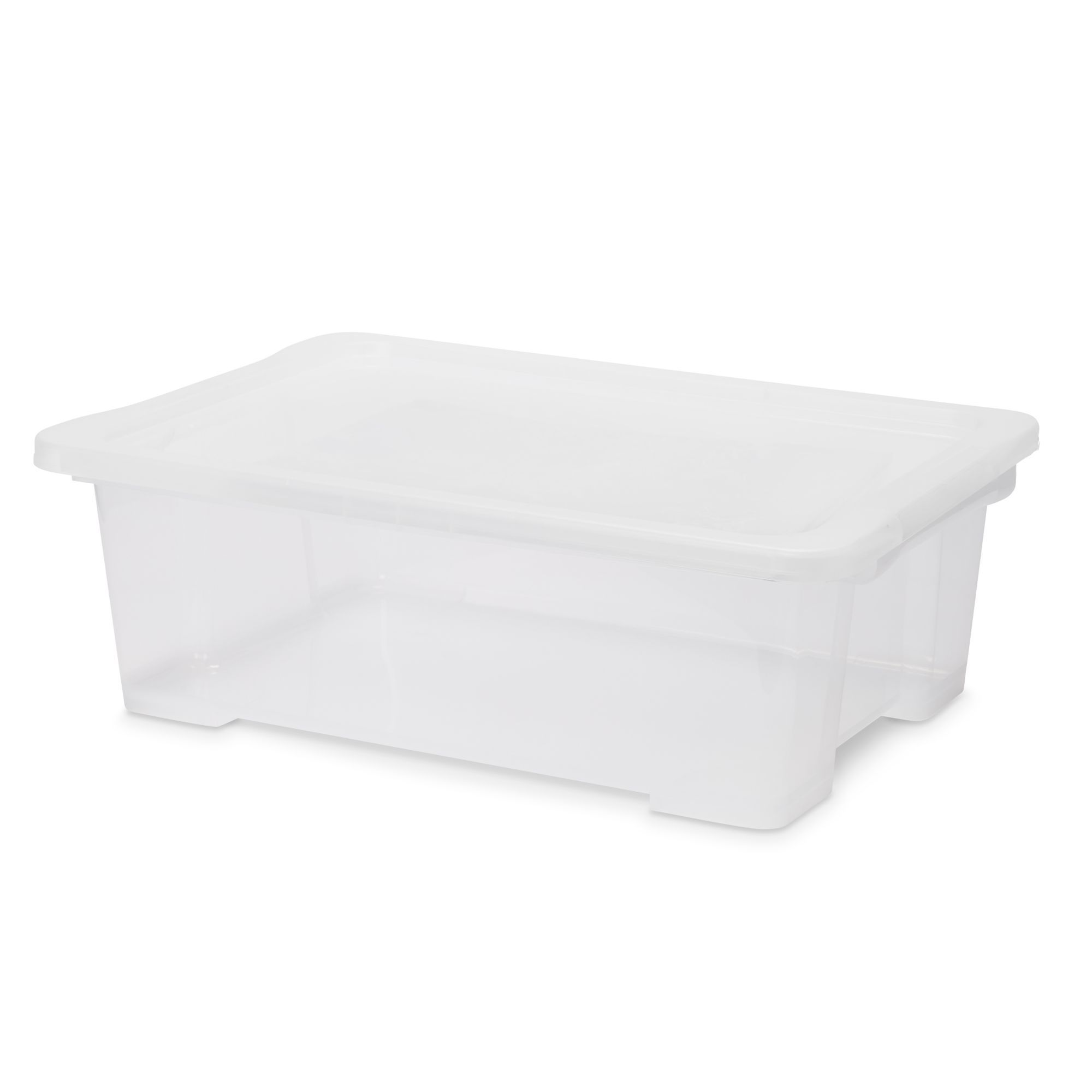 Form Kaze Clear 29L Medium Plastic Stackable Storage box with Lid