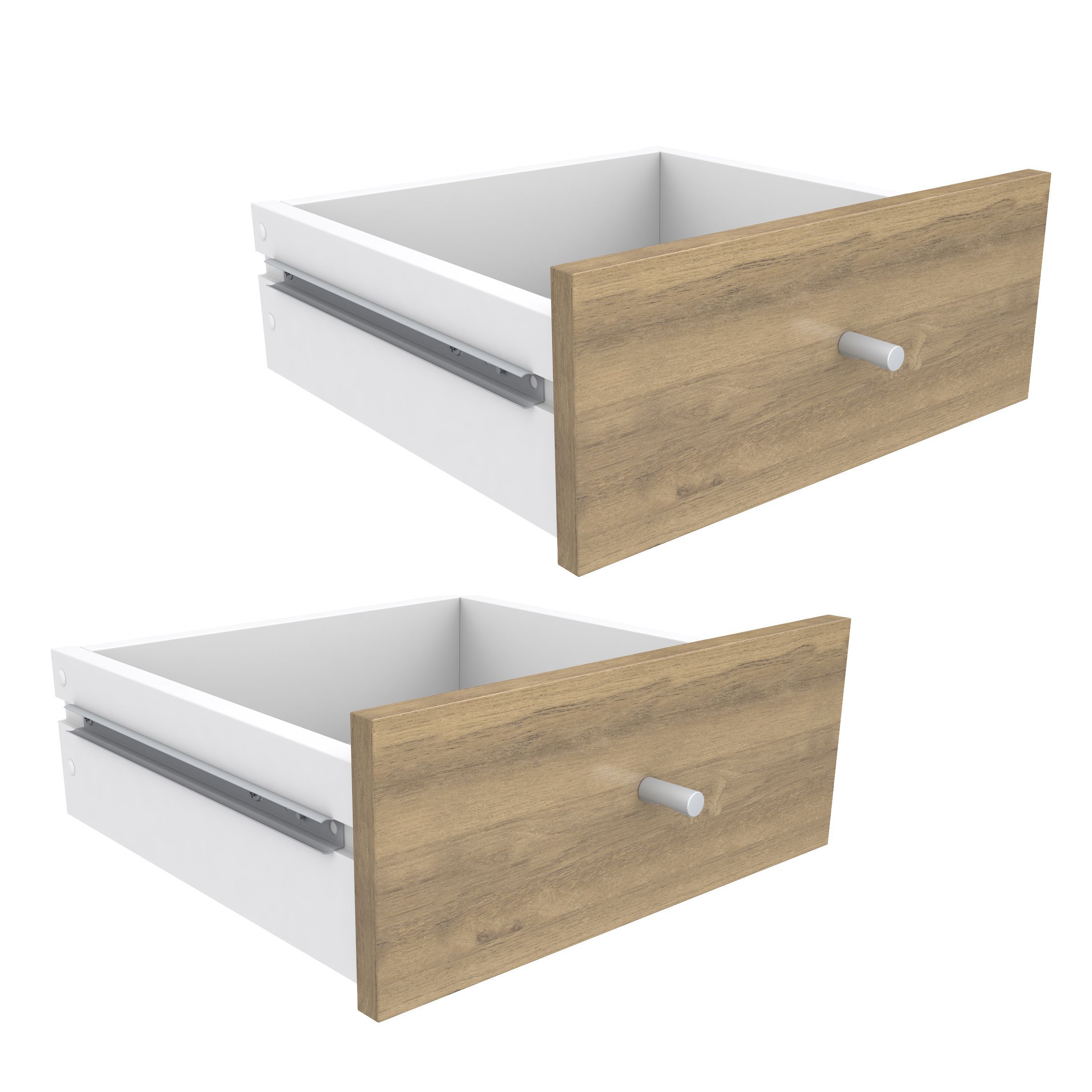 Form Konnect Oak effect Drawer (H)322mm (W)322mm (D)310mm, Pack of 2 ...