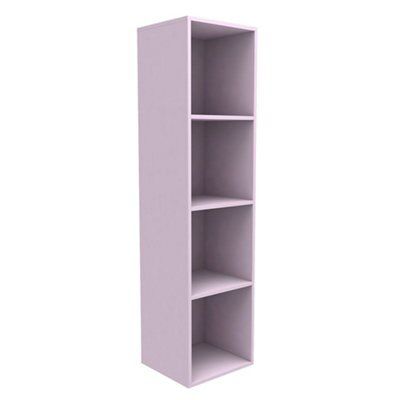 Form Konnect Pink Freestanding 4 shelf Cube Shelving unit | DIY at B&Q