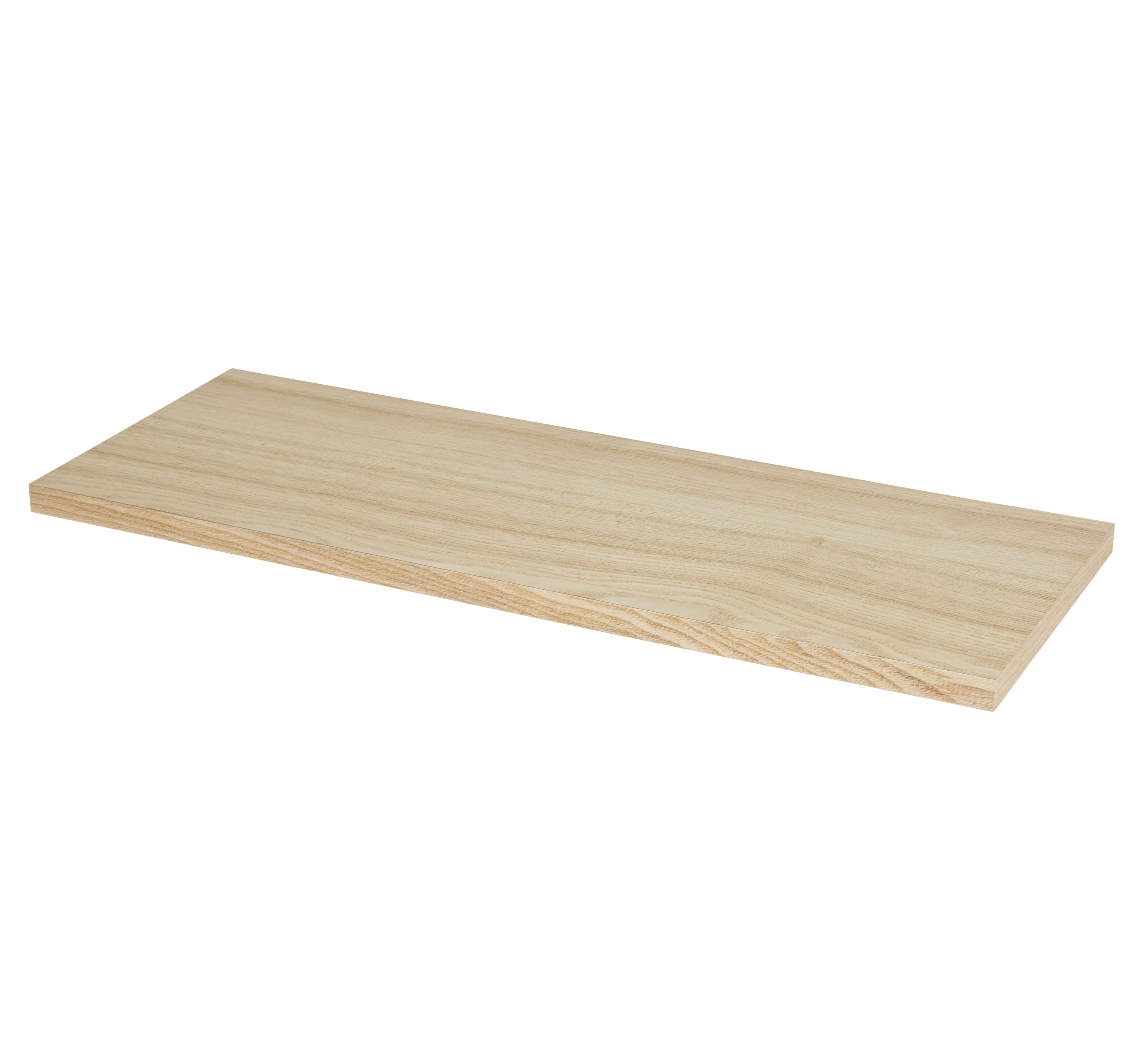 Form Kosto Oak effect Shelf (L)600mm (D)230mm | DIY at B&Q