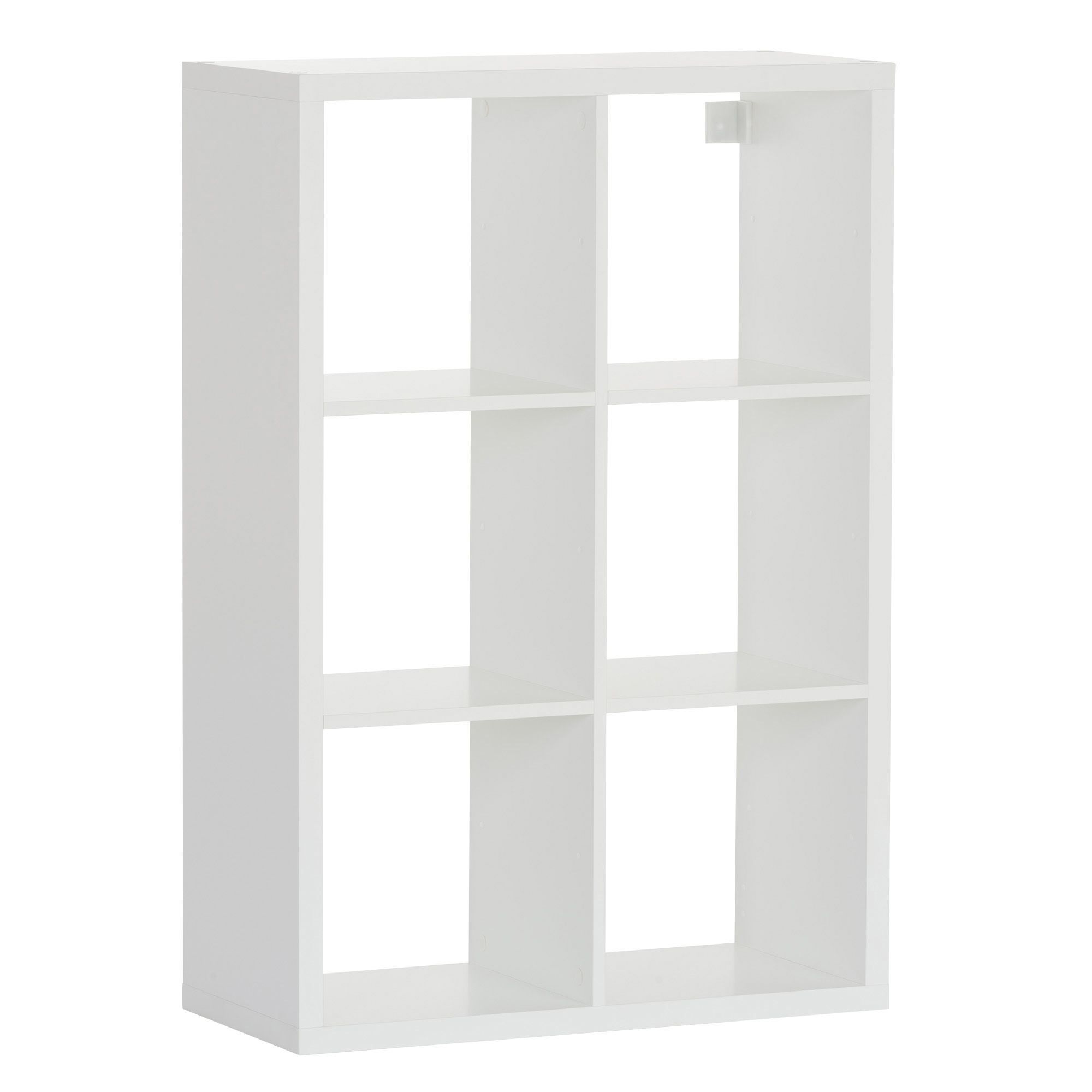 Form Mixxit Matt white 6 compartments Freestanding Cube Shelving unit ...