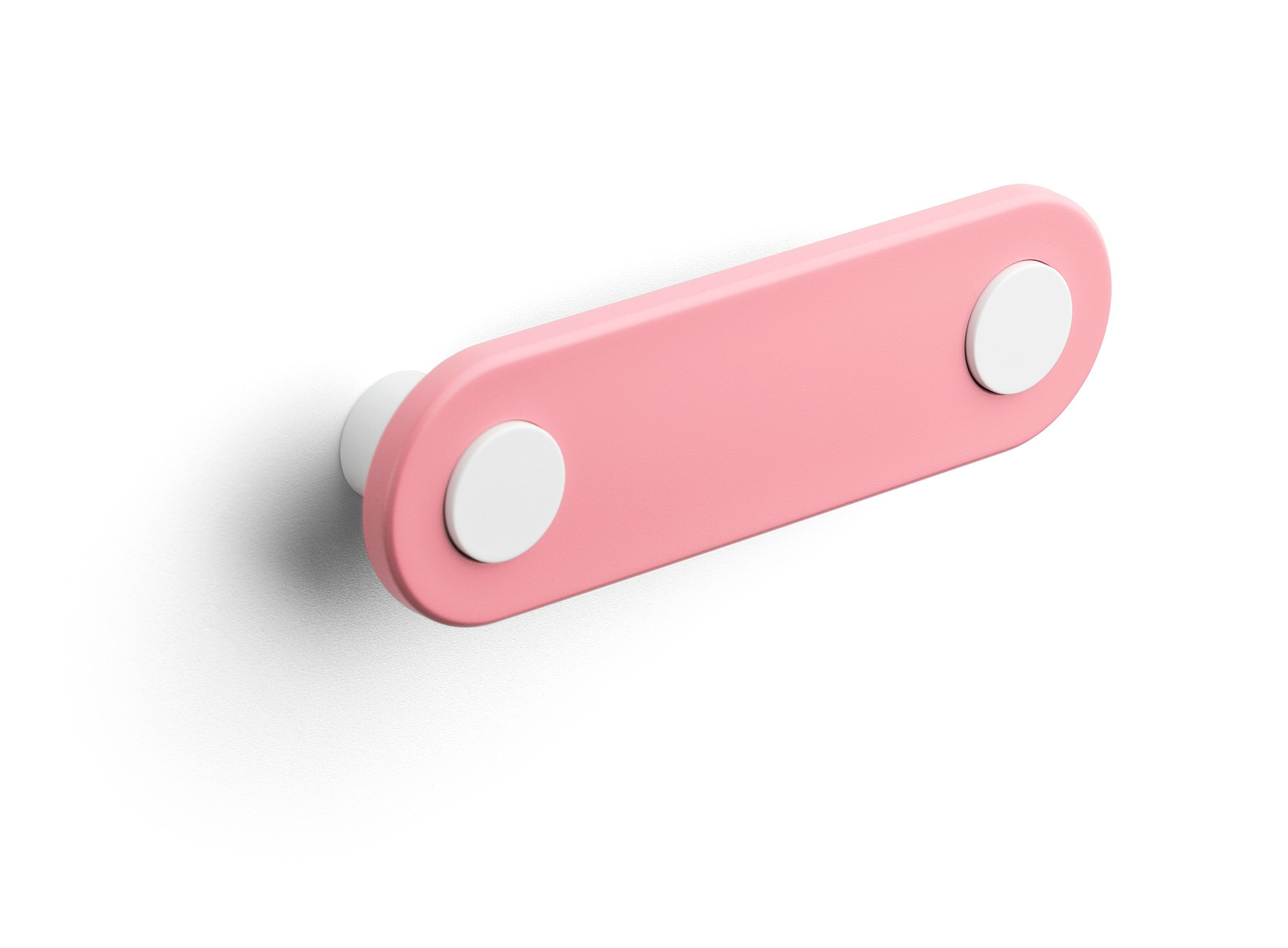 Form Nursery Matt Pink ABS plastic Square Bar Pull handle | DIY at B&Q