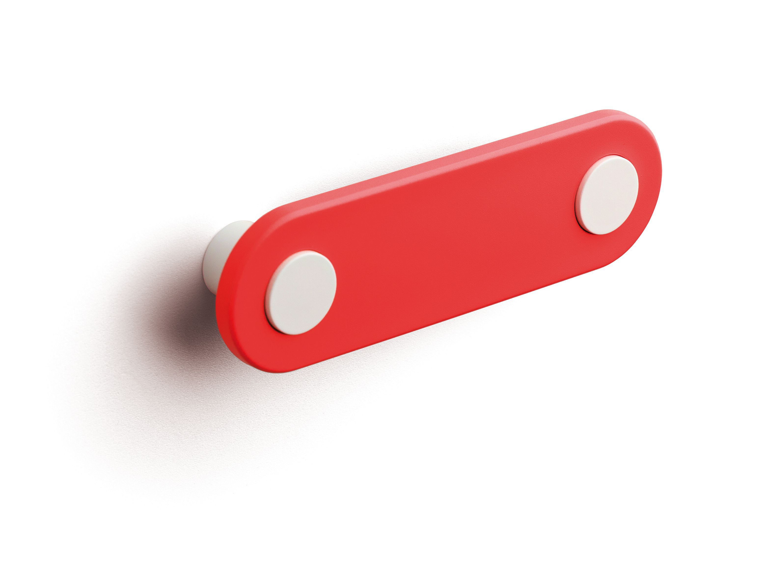 Form Nursery Matt Red ABS plastic Square Bar Pull handle | DIY at B&Q