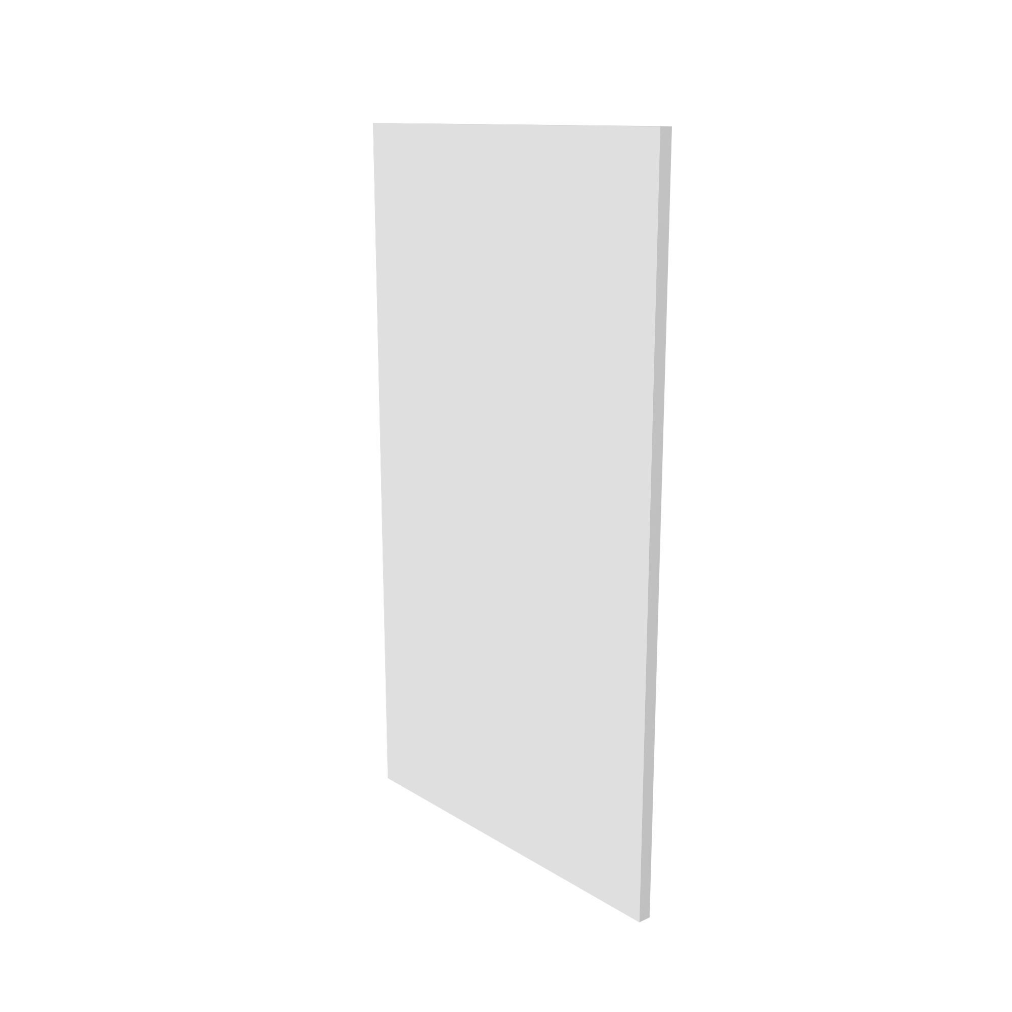 Form Perkin Matt white End panel (L)856mm (W)480mm | DIY at B&Q